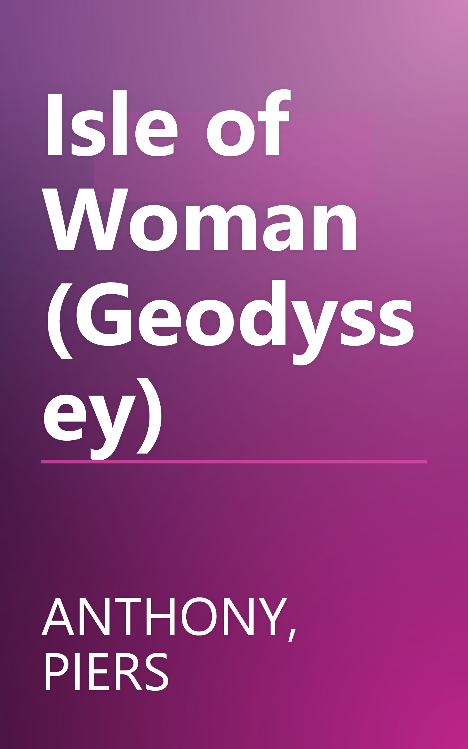 Isle of Woman (Geodyssey) book cover