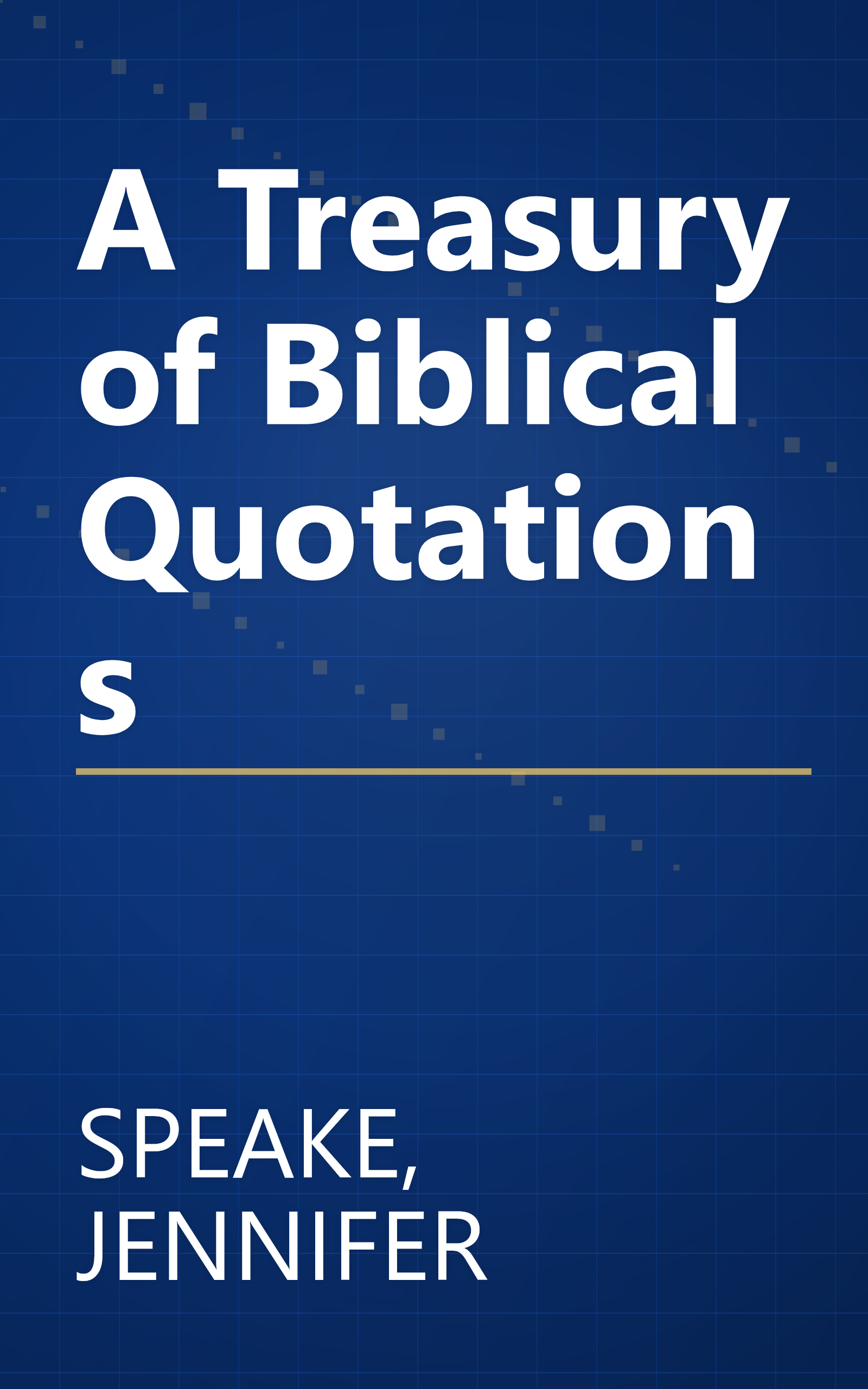 A Treasury of Biblical Quotations book cover