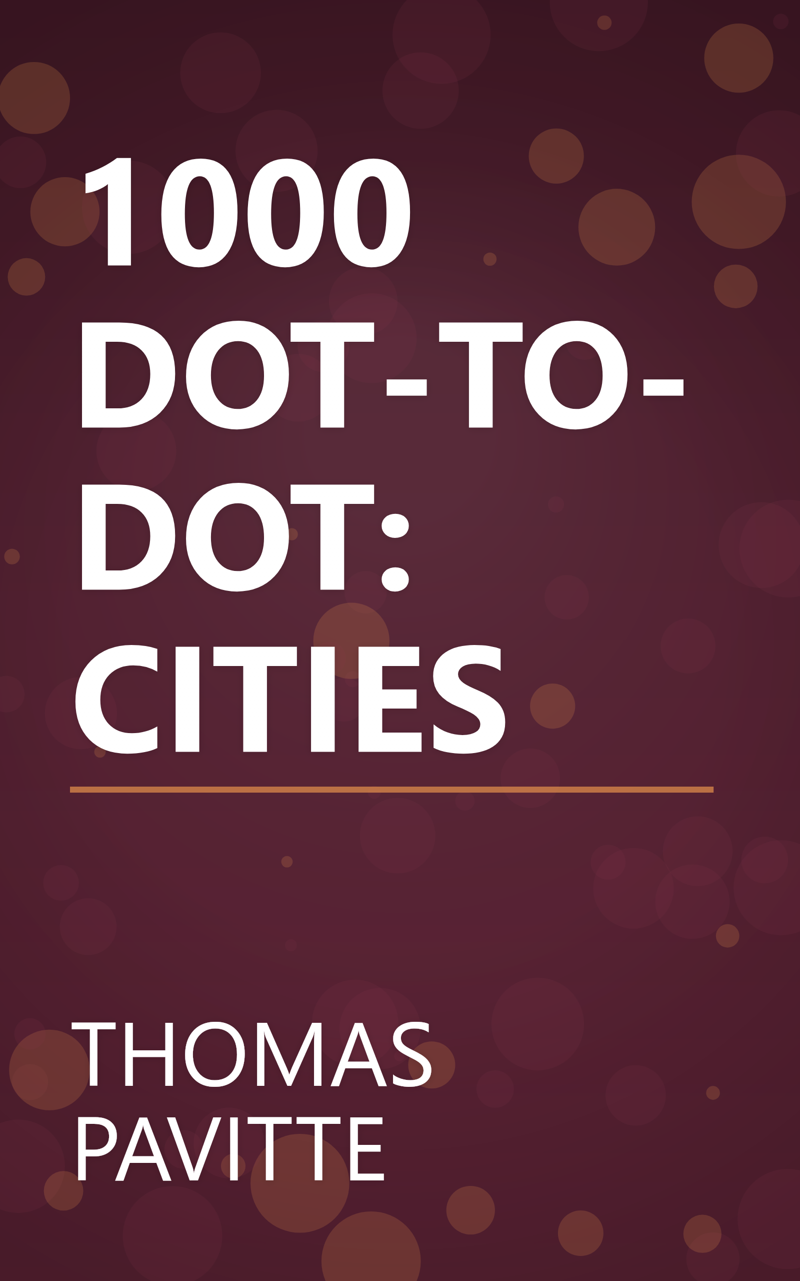 1000 DOT-TO-DOT: CITIES book cover