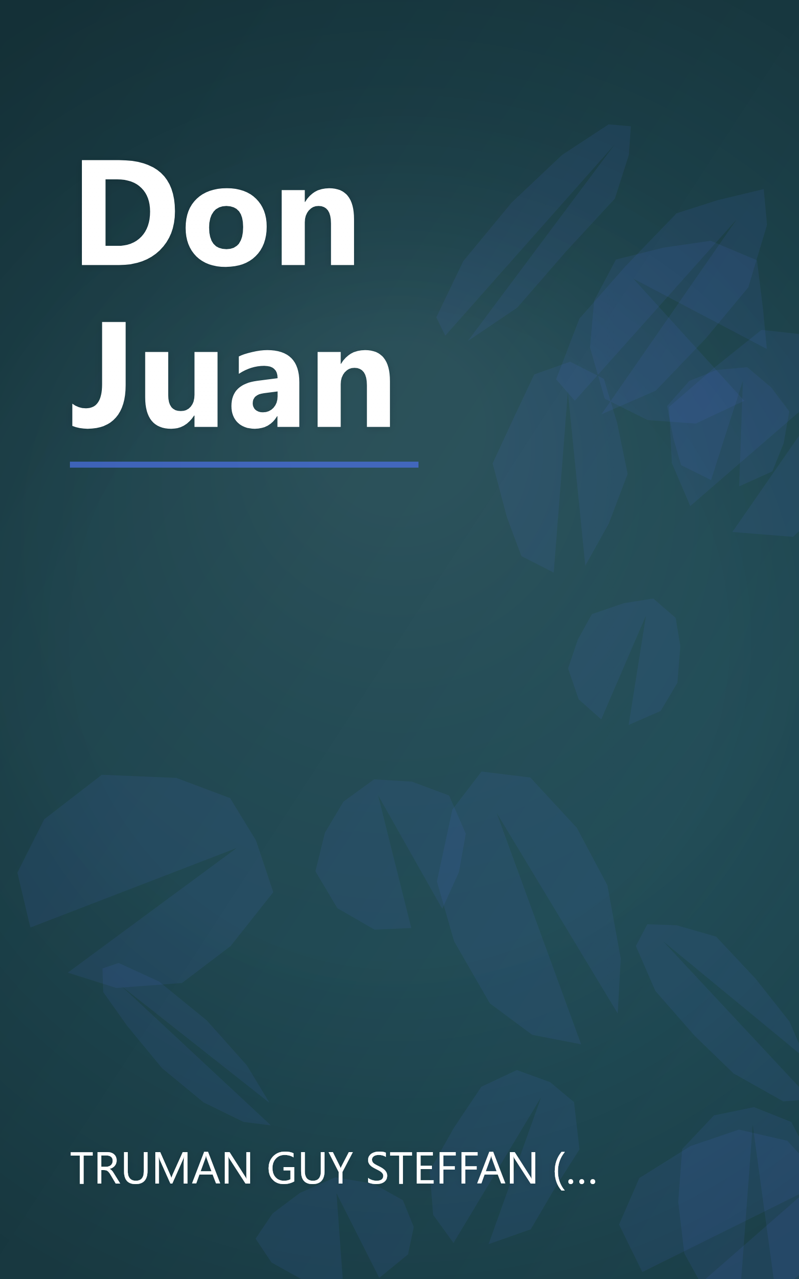 Don Juan book cover