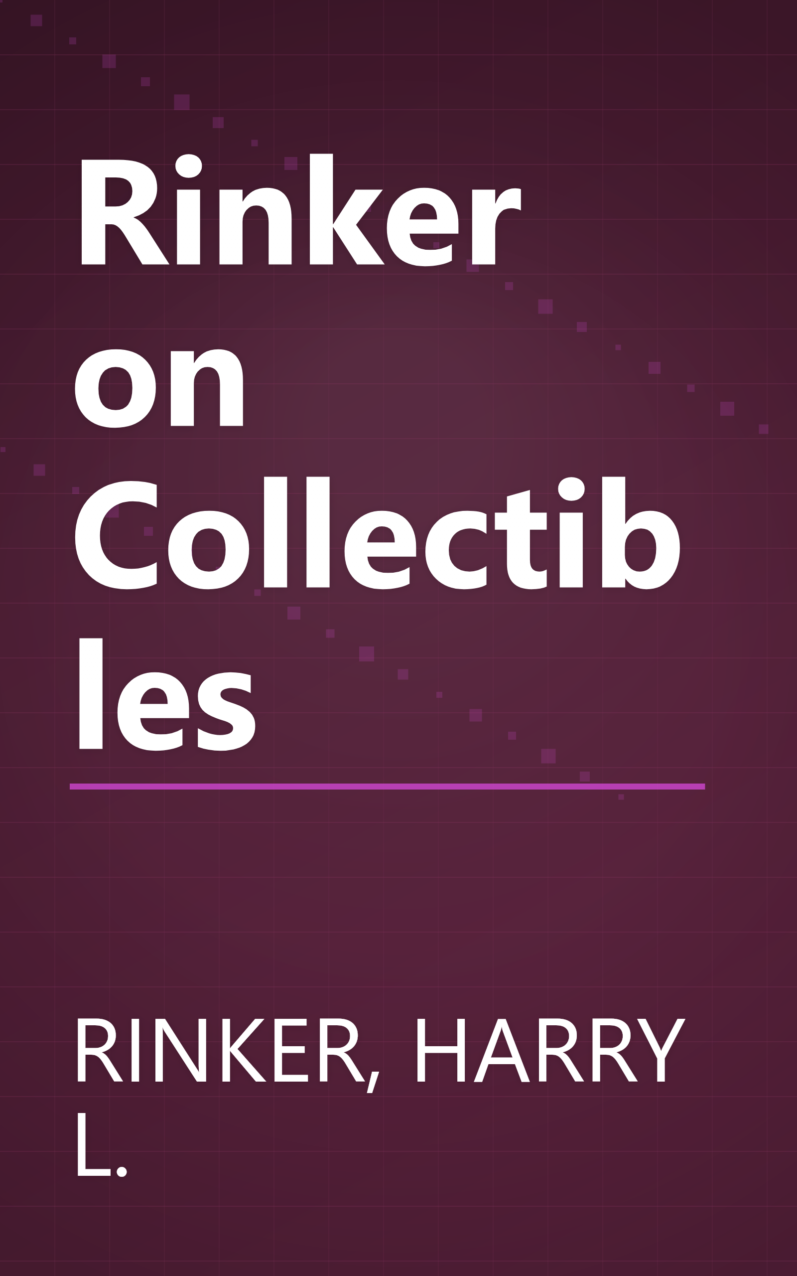 Rinker on Collectibles book cover