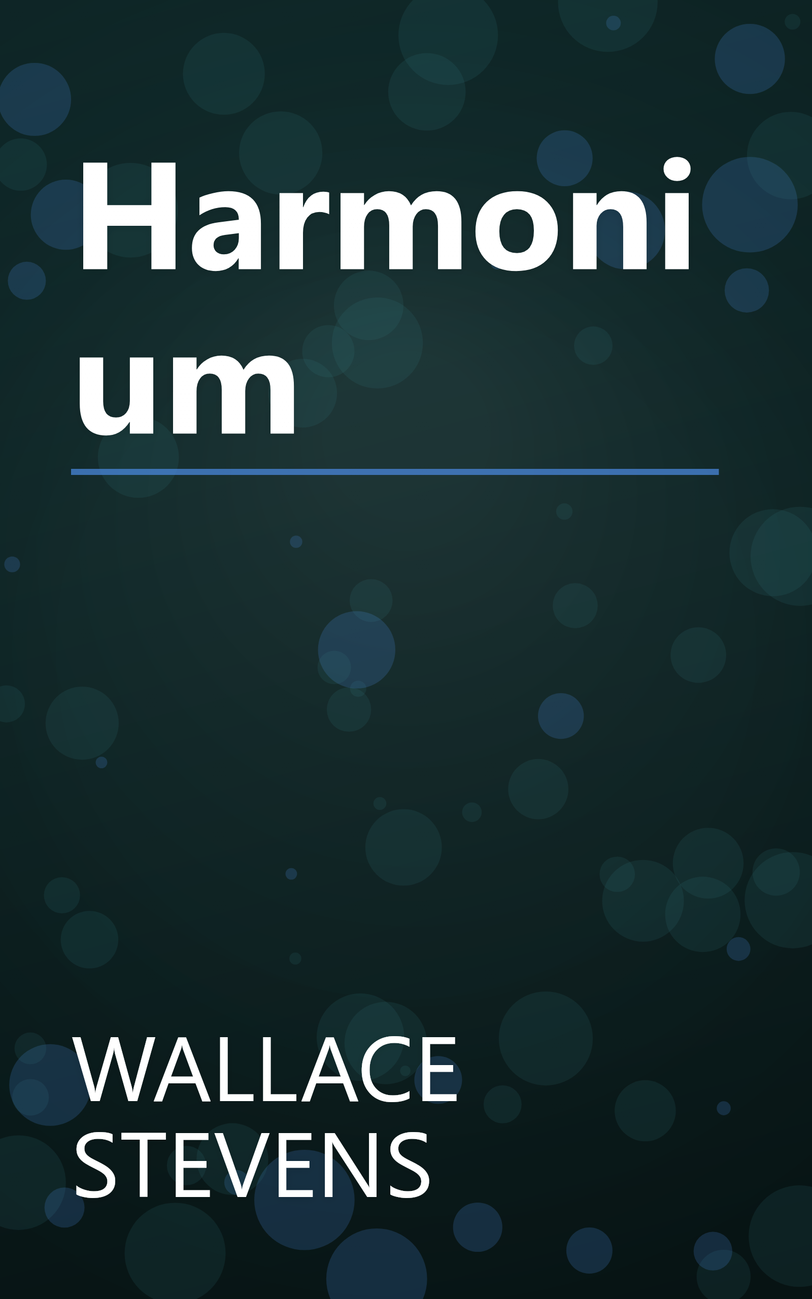 Harmonium book cover