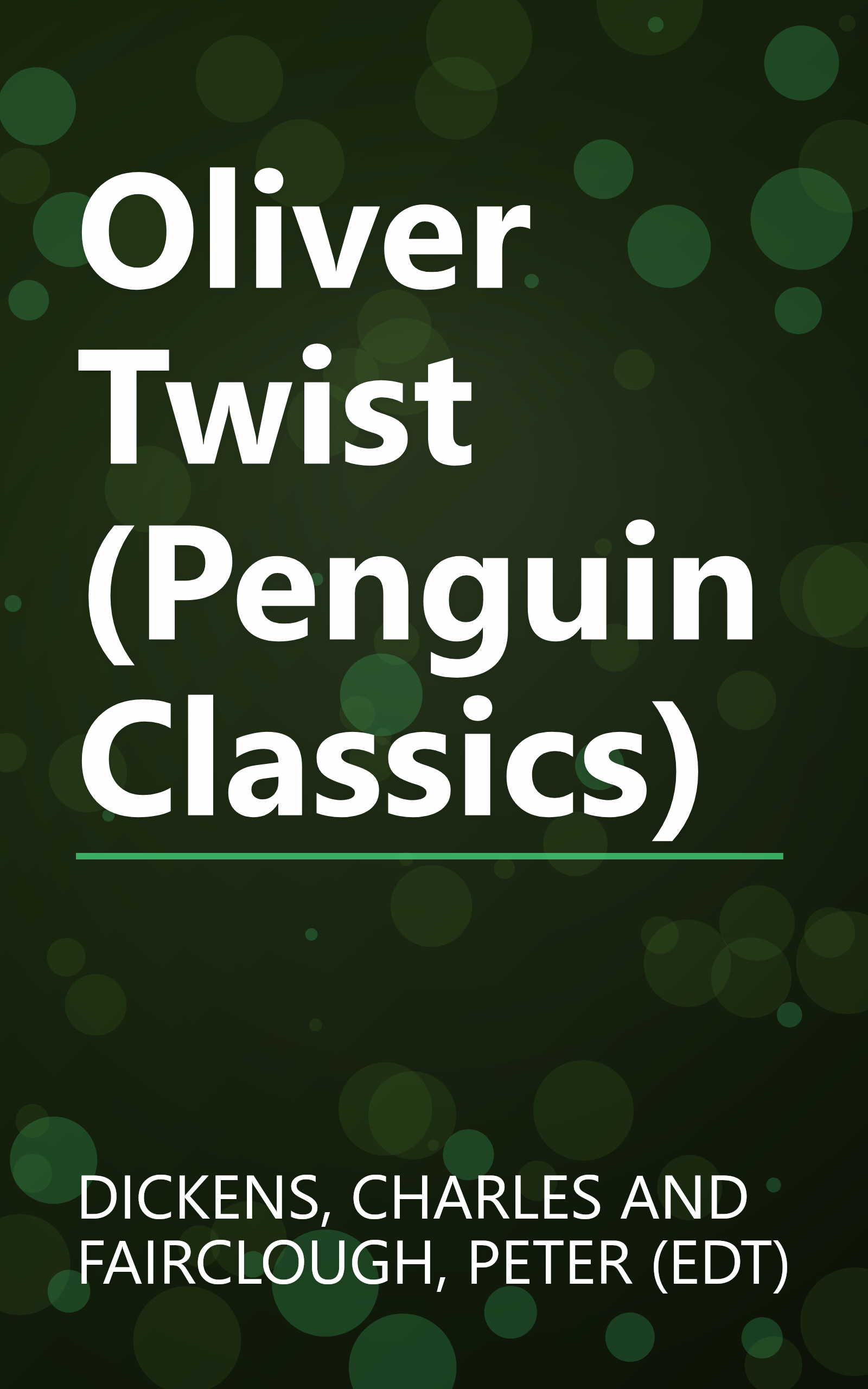 Oliver Twist (Penguin Classics) book cover