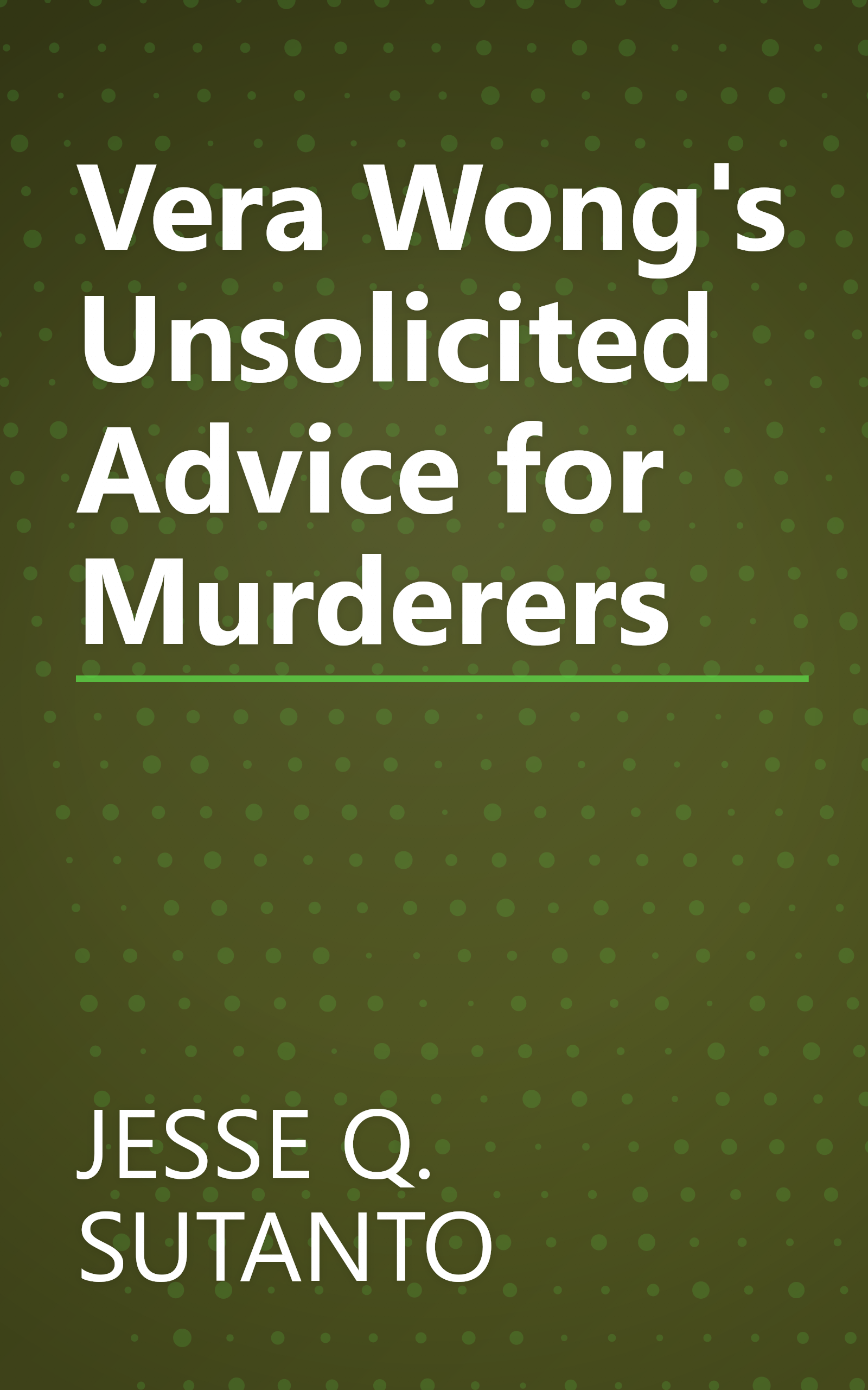 Vera Wong's Unsolicited Advice for Murderers book cover