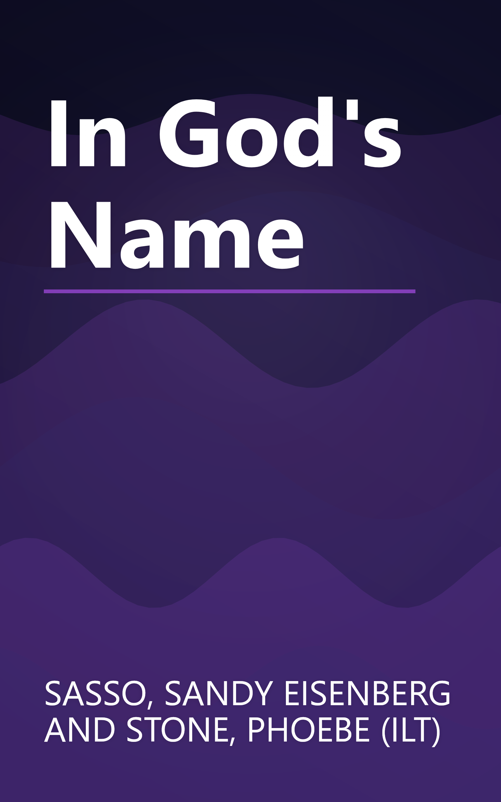 In God's Name book cover