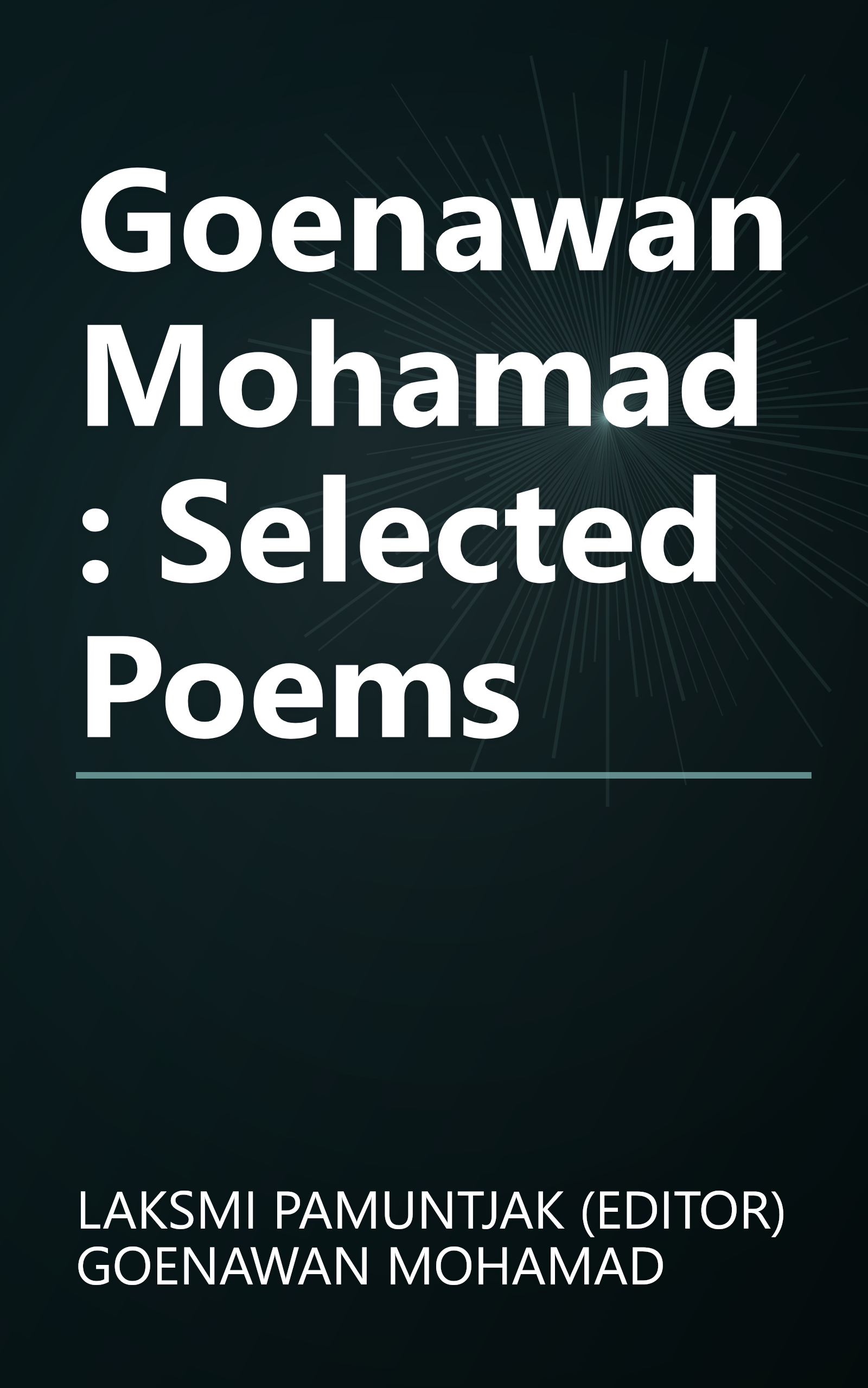 Goenawan Mohamad: Selected Poems book cover