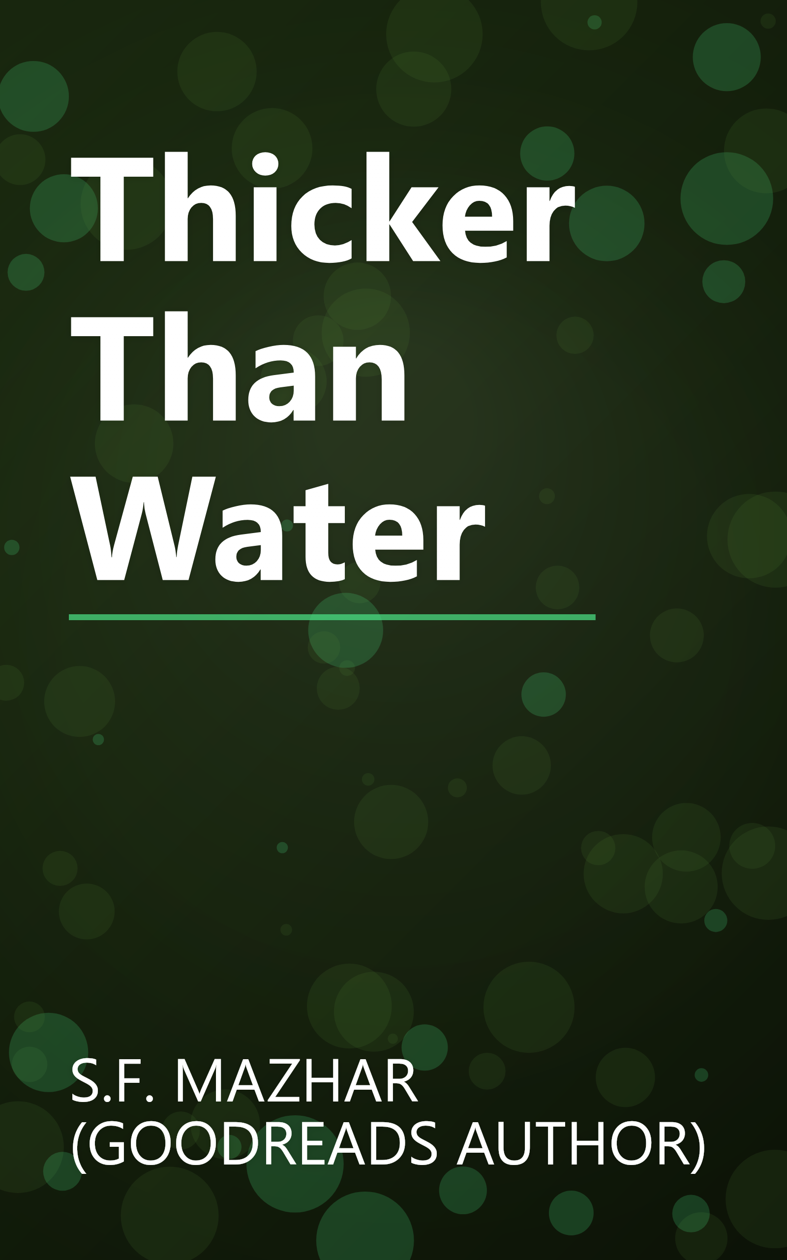 Thicker Than Water book cover