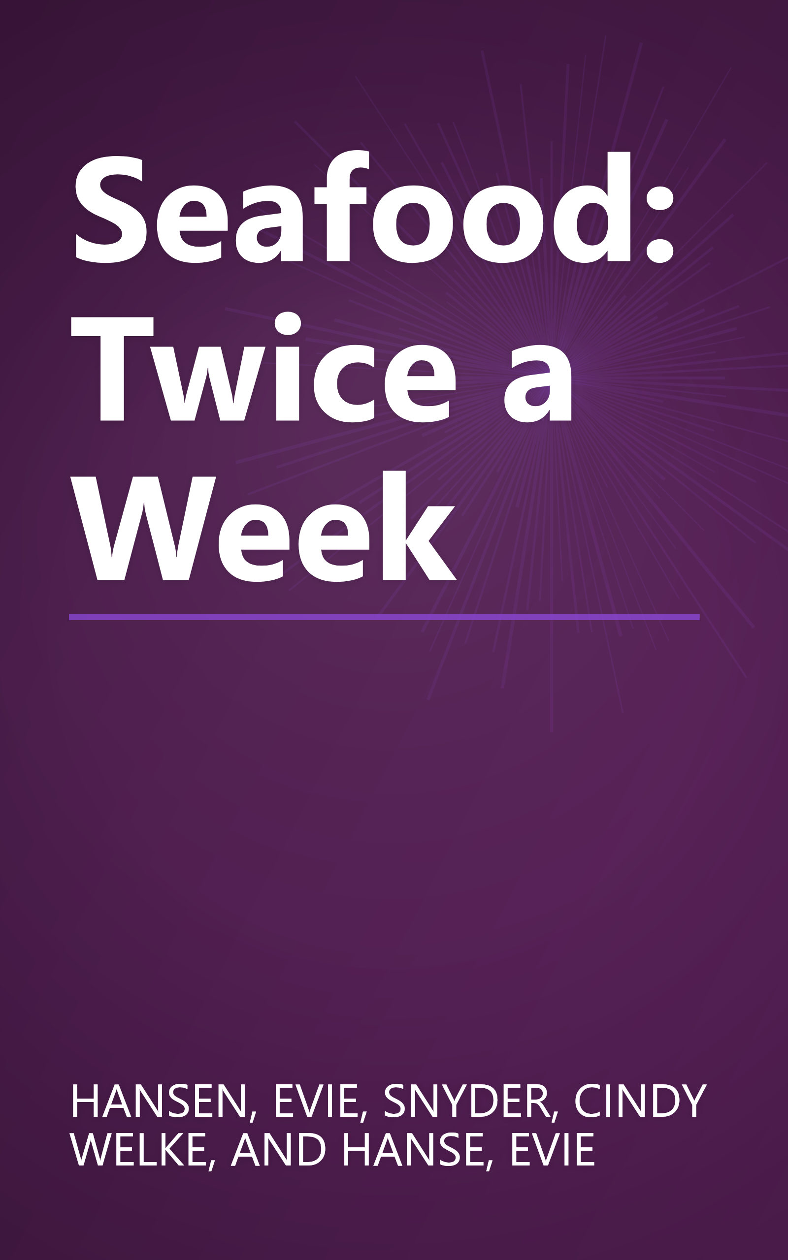 Seafood: Twice a Week book cover