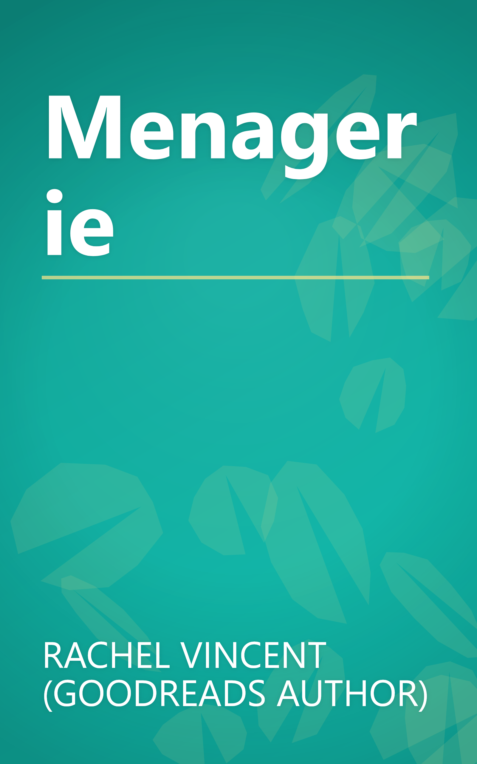 Menagerie book cover