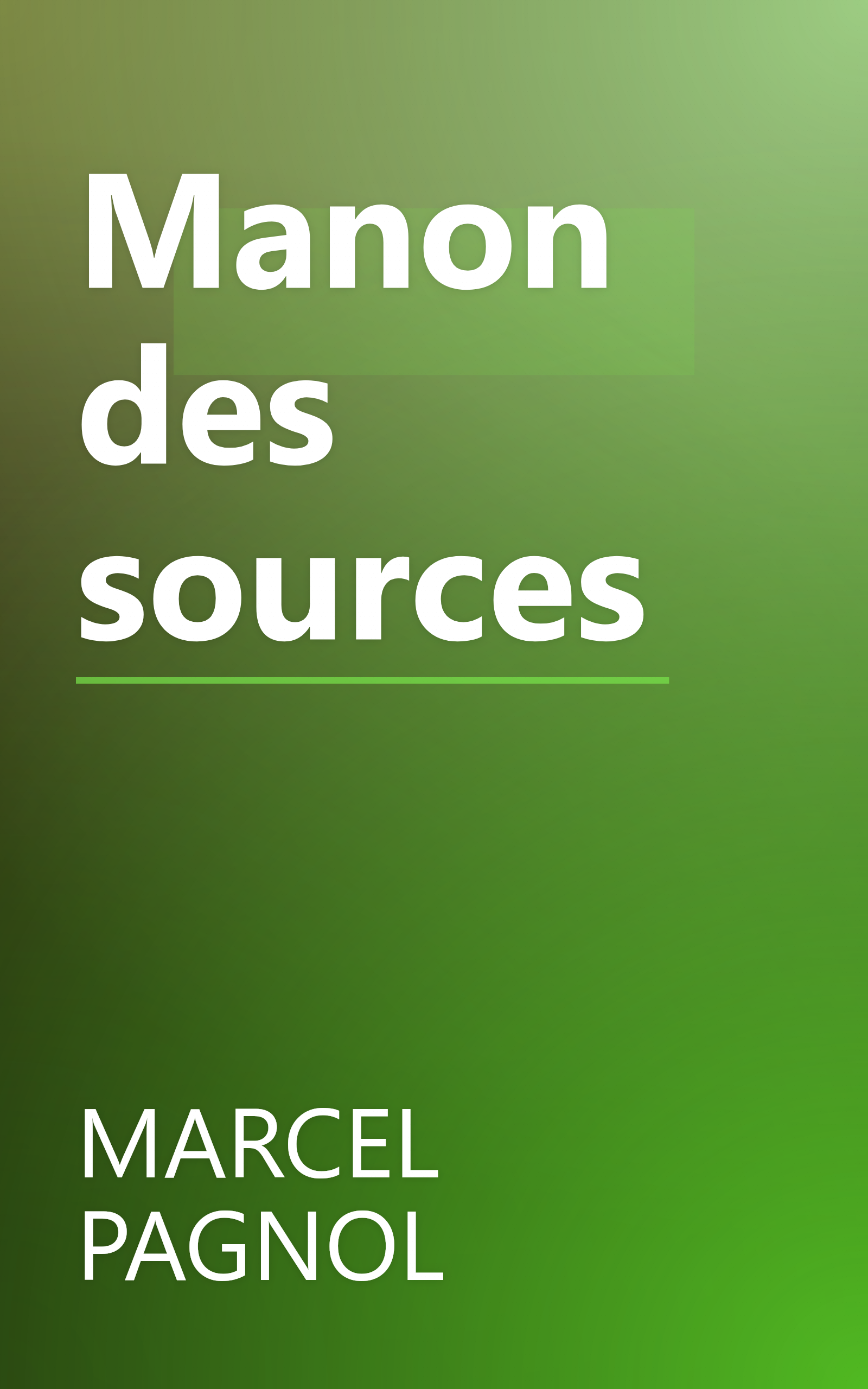 Manon des sources book cover