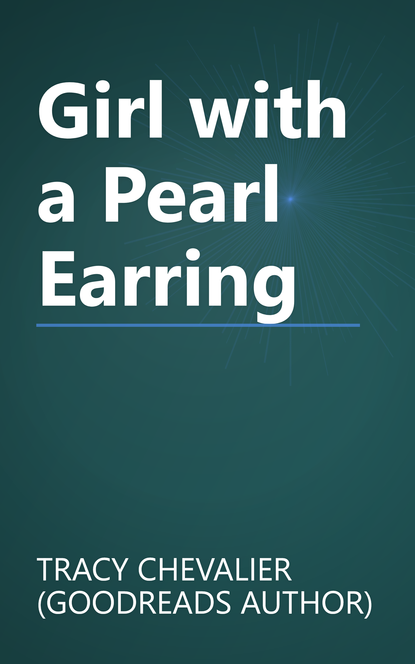 Girl with a Pearl Earring book cover