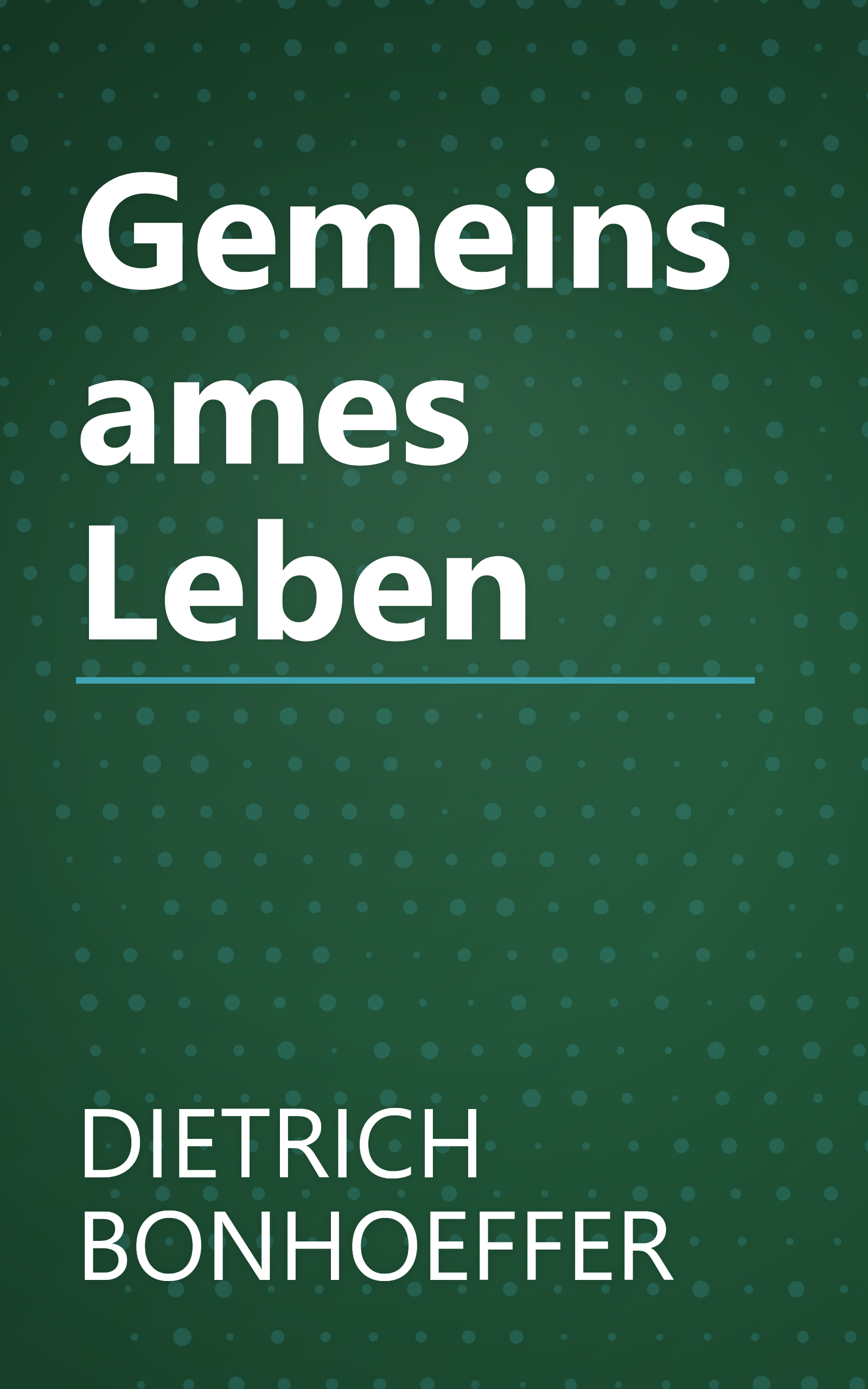 Gemeinsames Leben book cover
