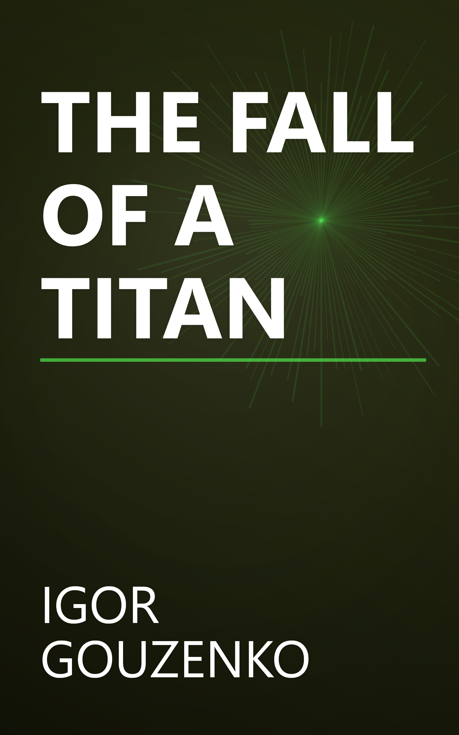 THE FALL OF A TITAN book cover