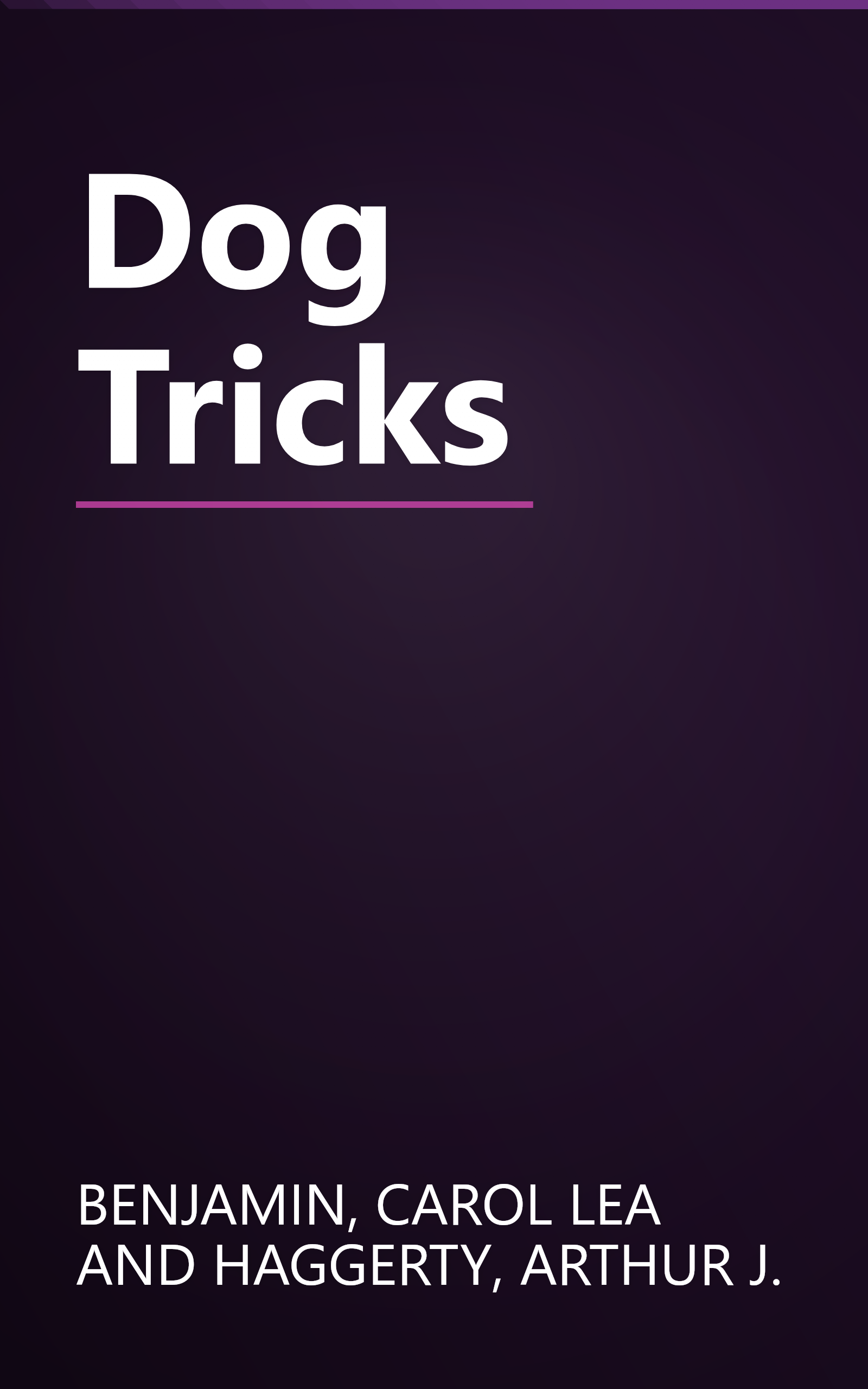Dog Tricks book cover