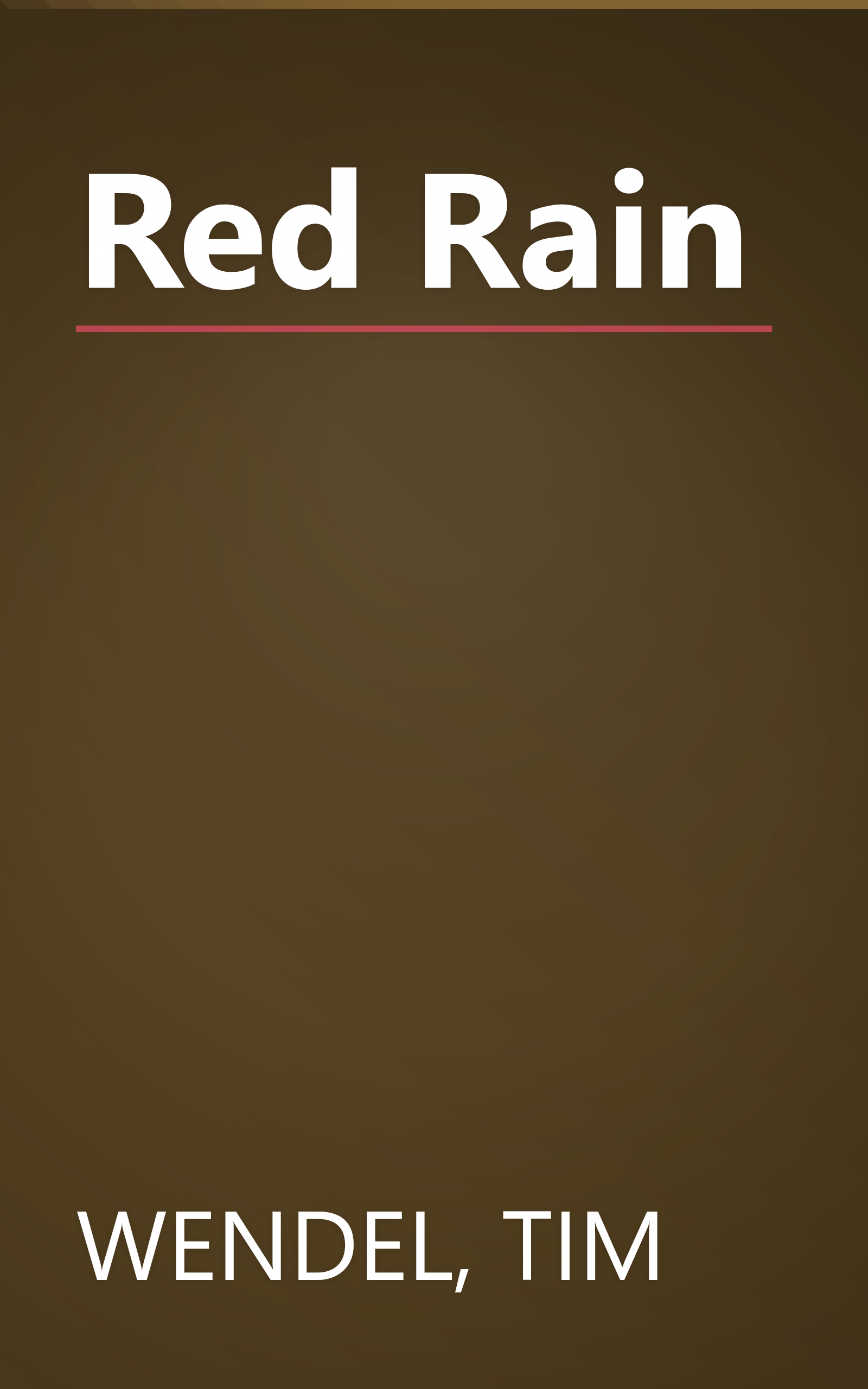 Red Rain book cover
