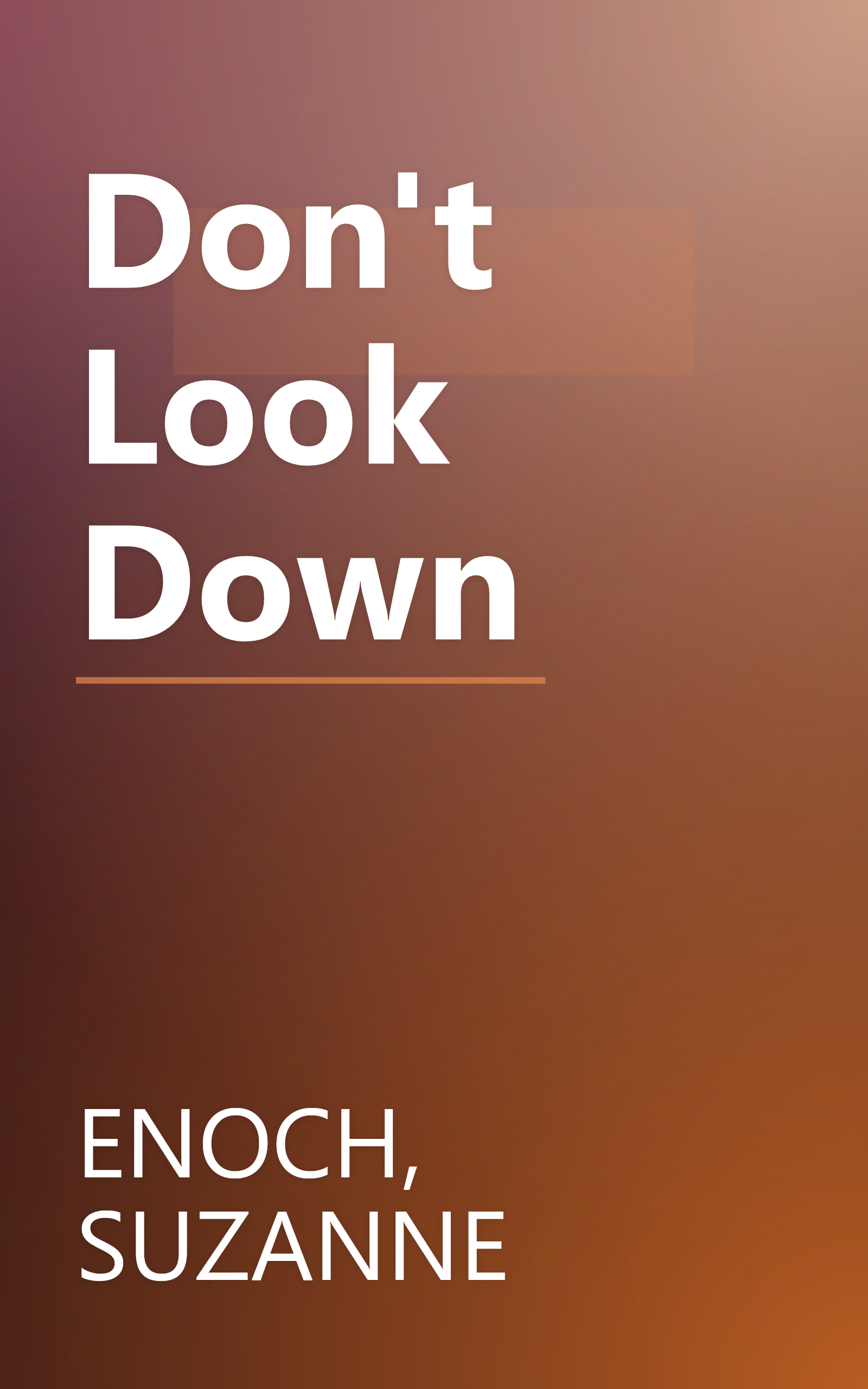 Don't Look Down book cover