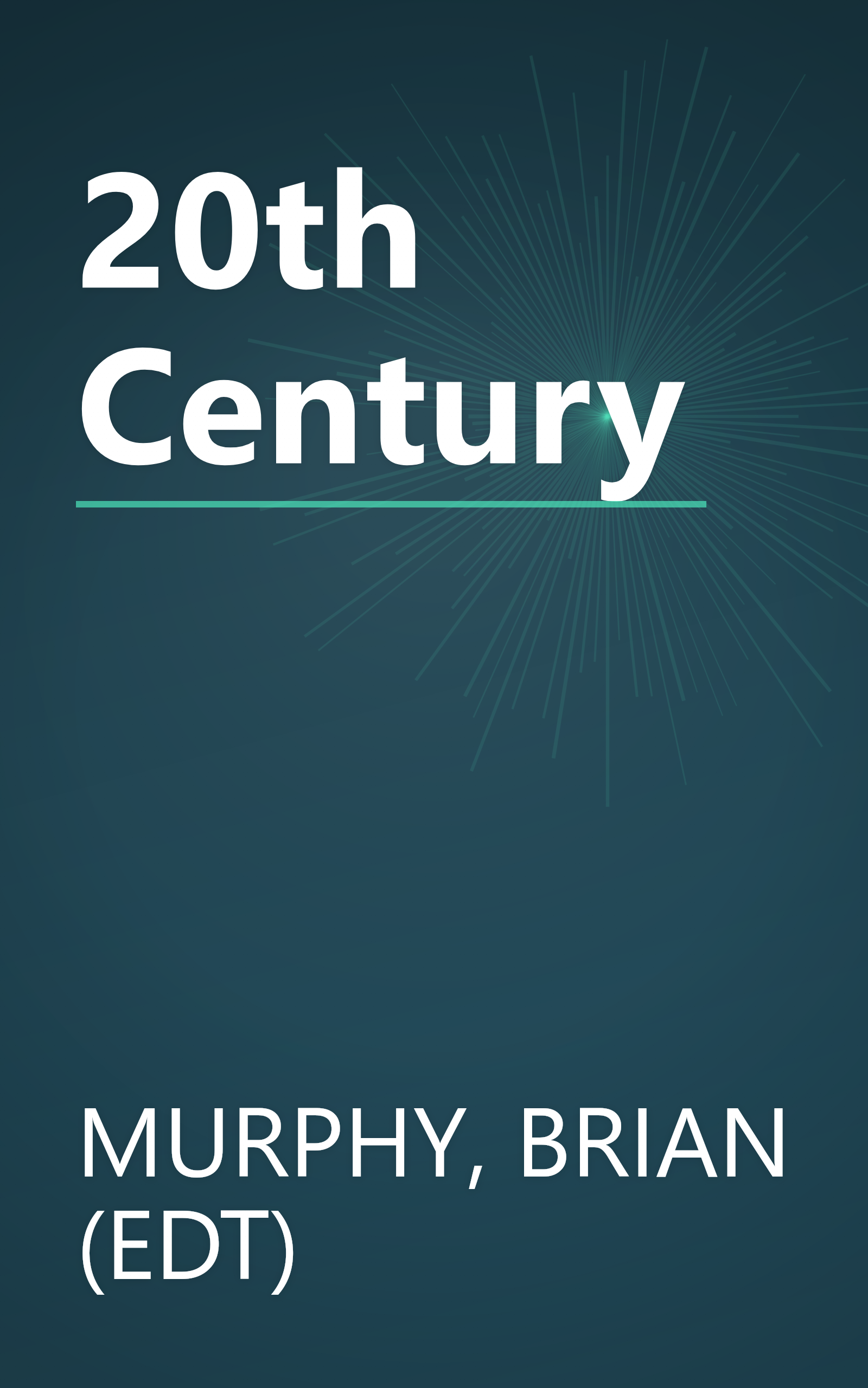 20th Century book cover