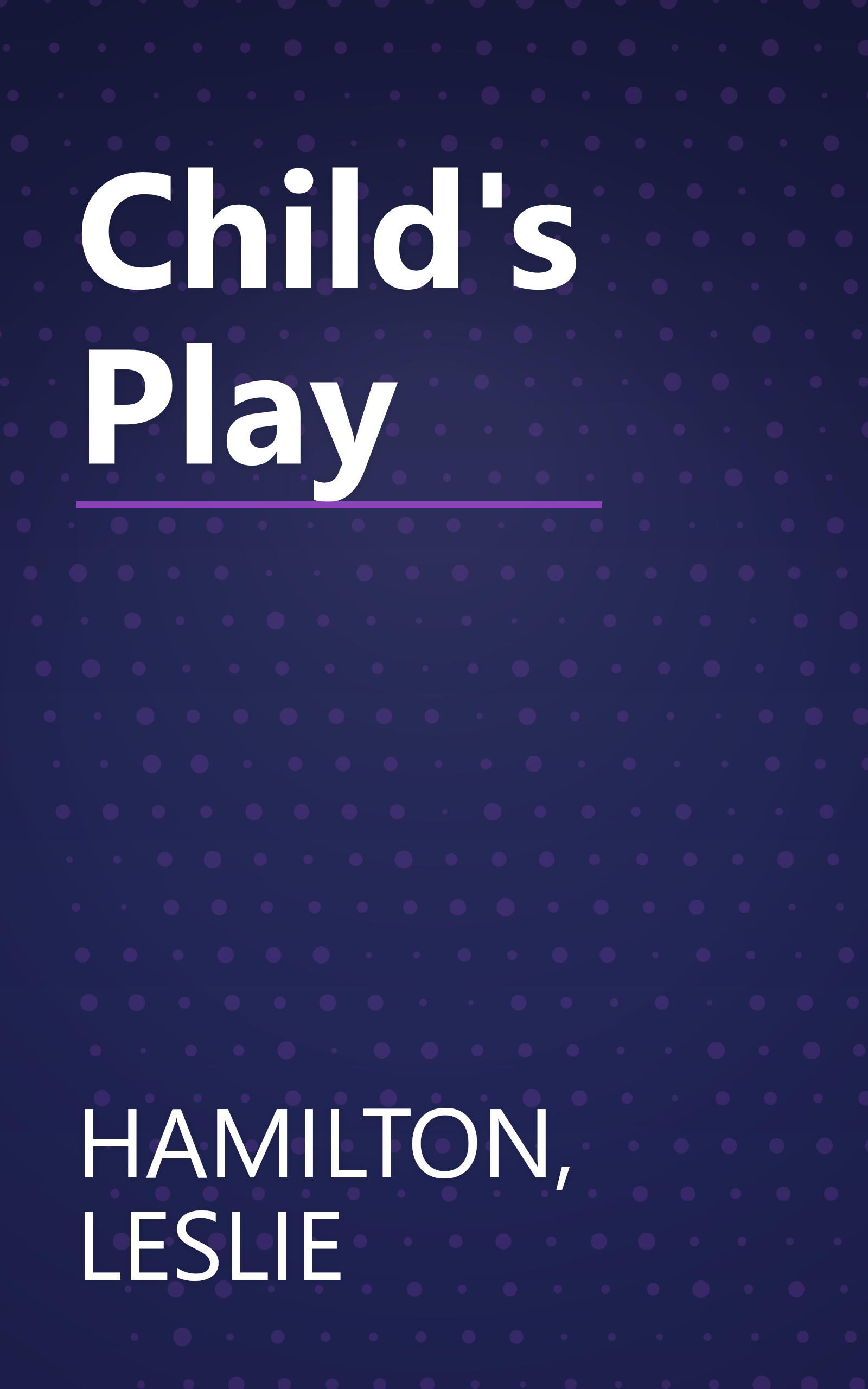 Child's Play book cover