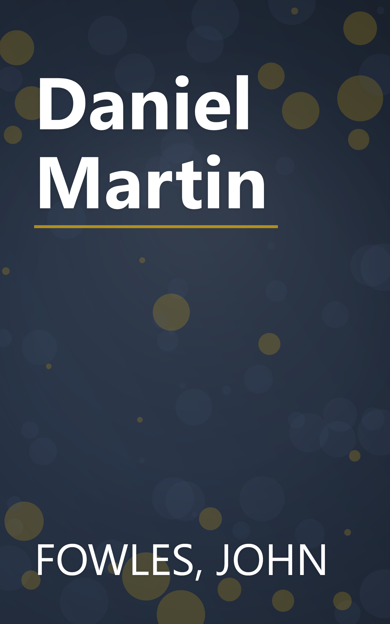 Daniel Martin book cover