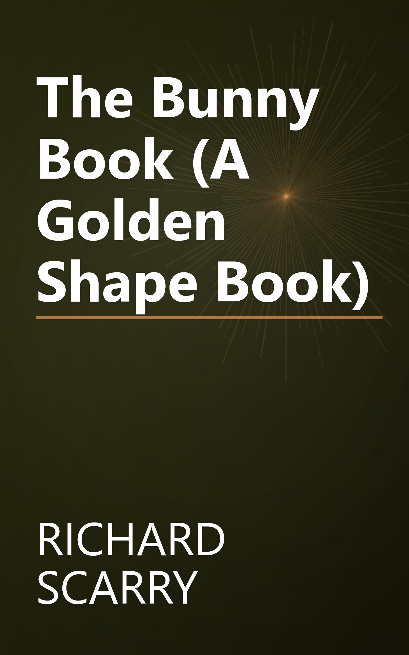 The Bunny Book (A Golden Shape Book) book cover