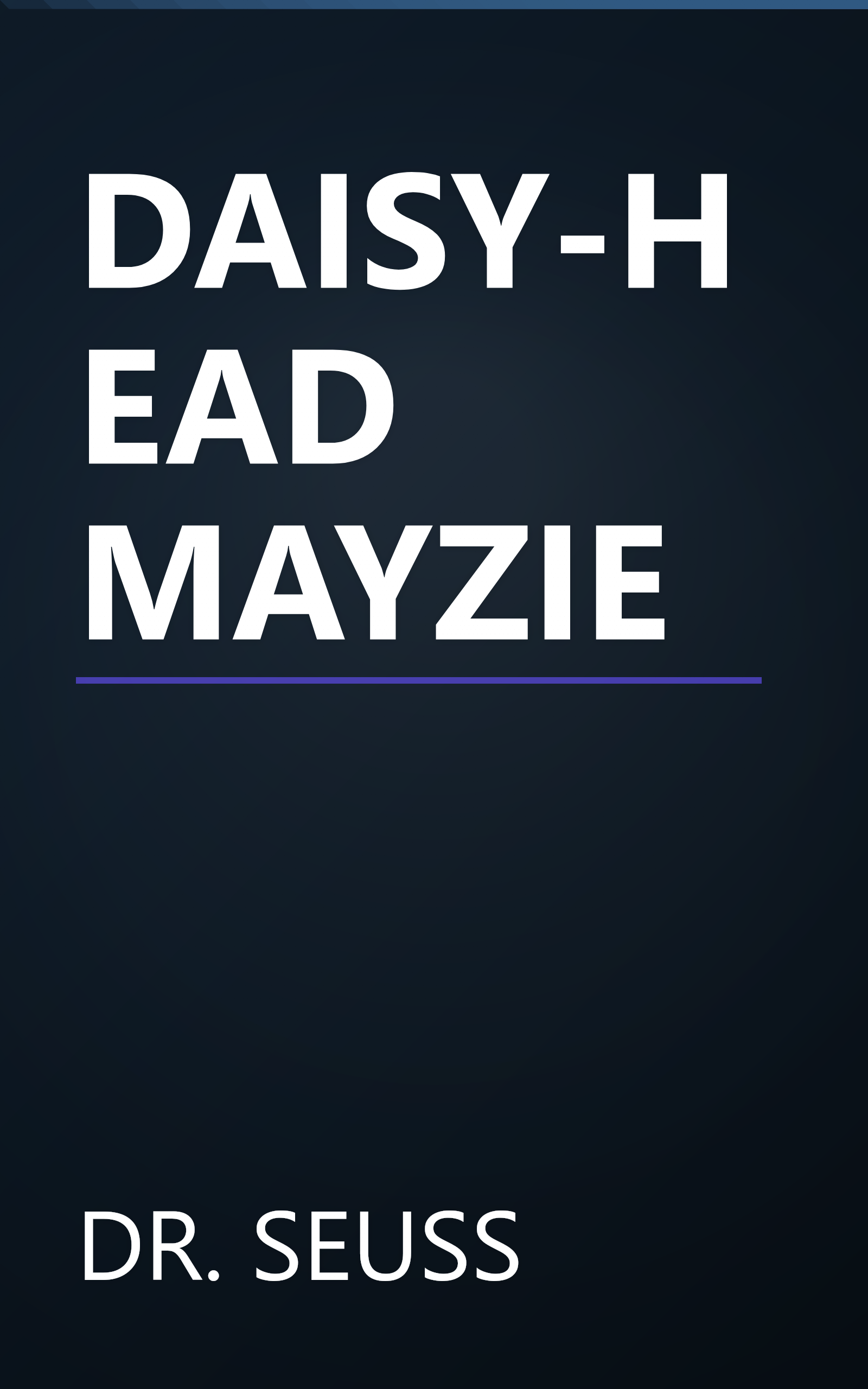 DAISY-HEAD MAYZIE book cover