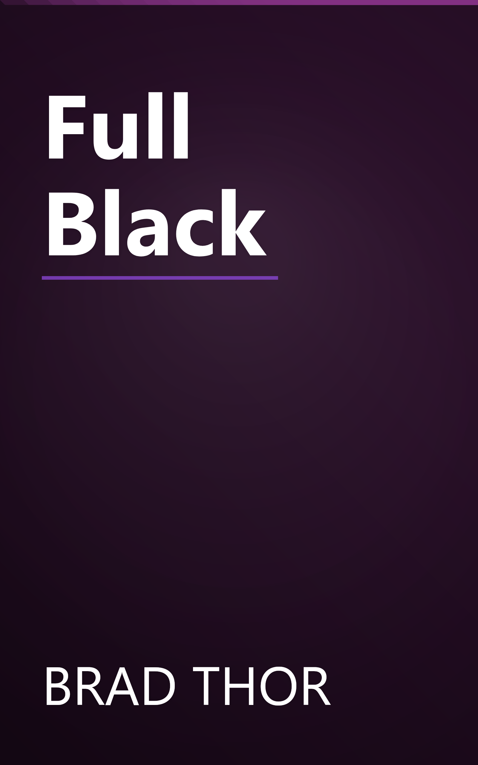 Full Black book cover