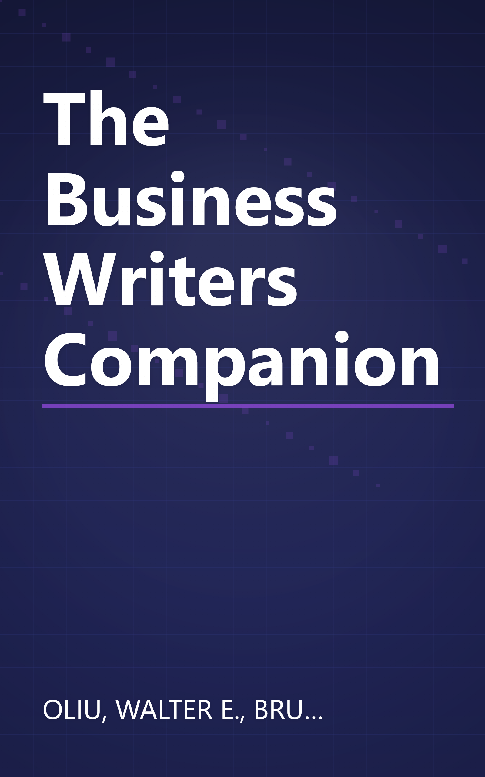 The Business Writers Companion book cover
