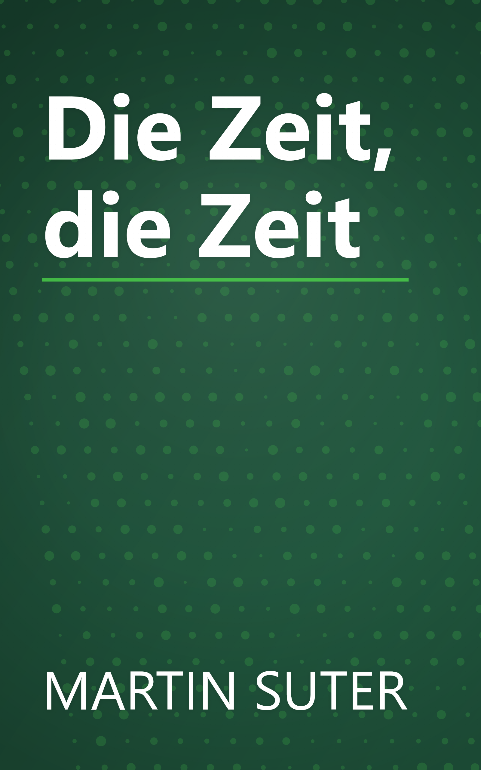 Die Zeit, die Zeit book cover