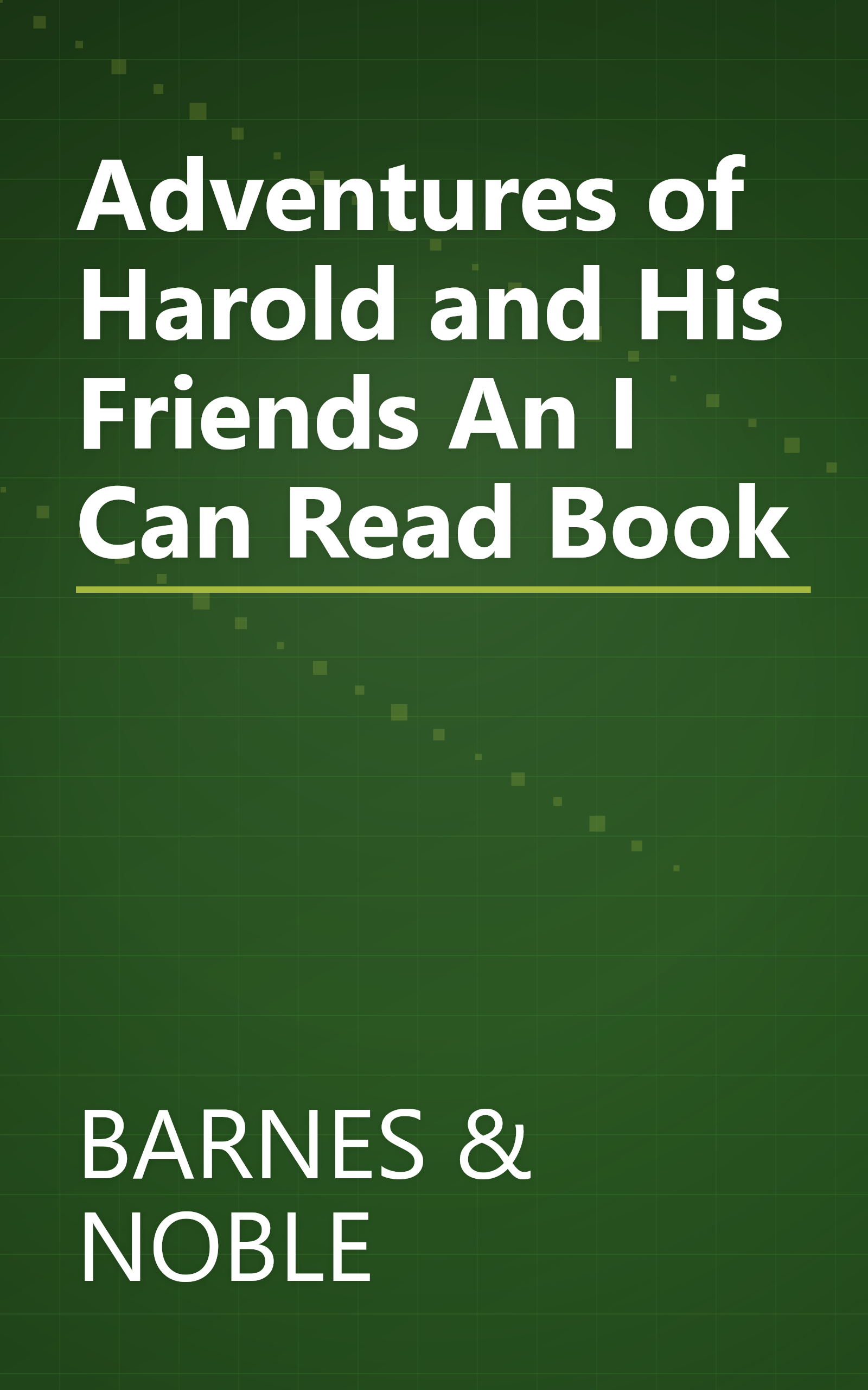 Adventures of Harold and His Friends An I Can Read Book book cover