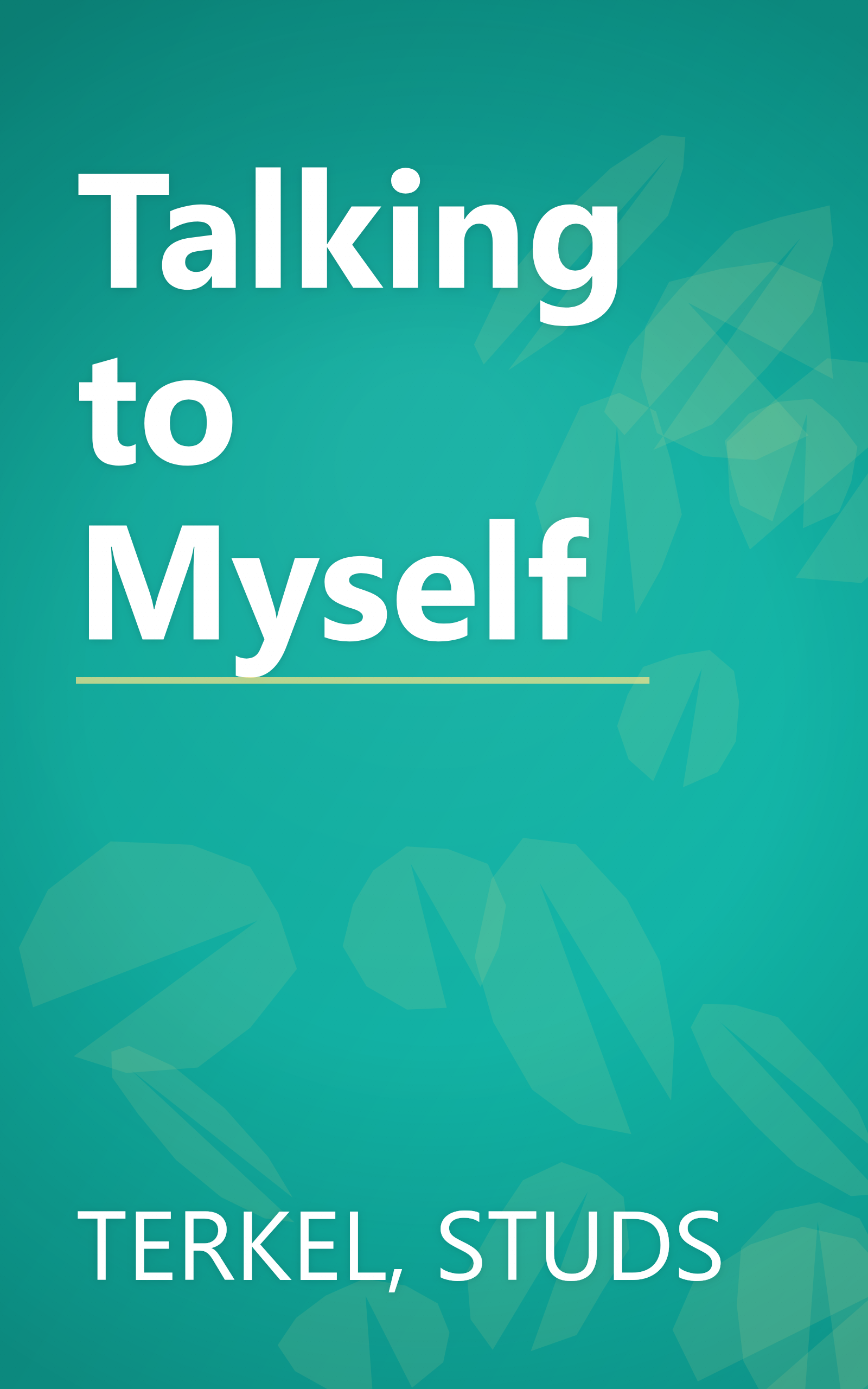 Talking to Myself book cover