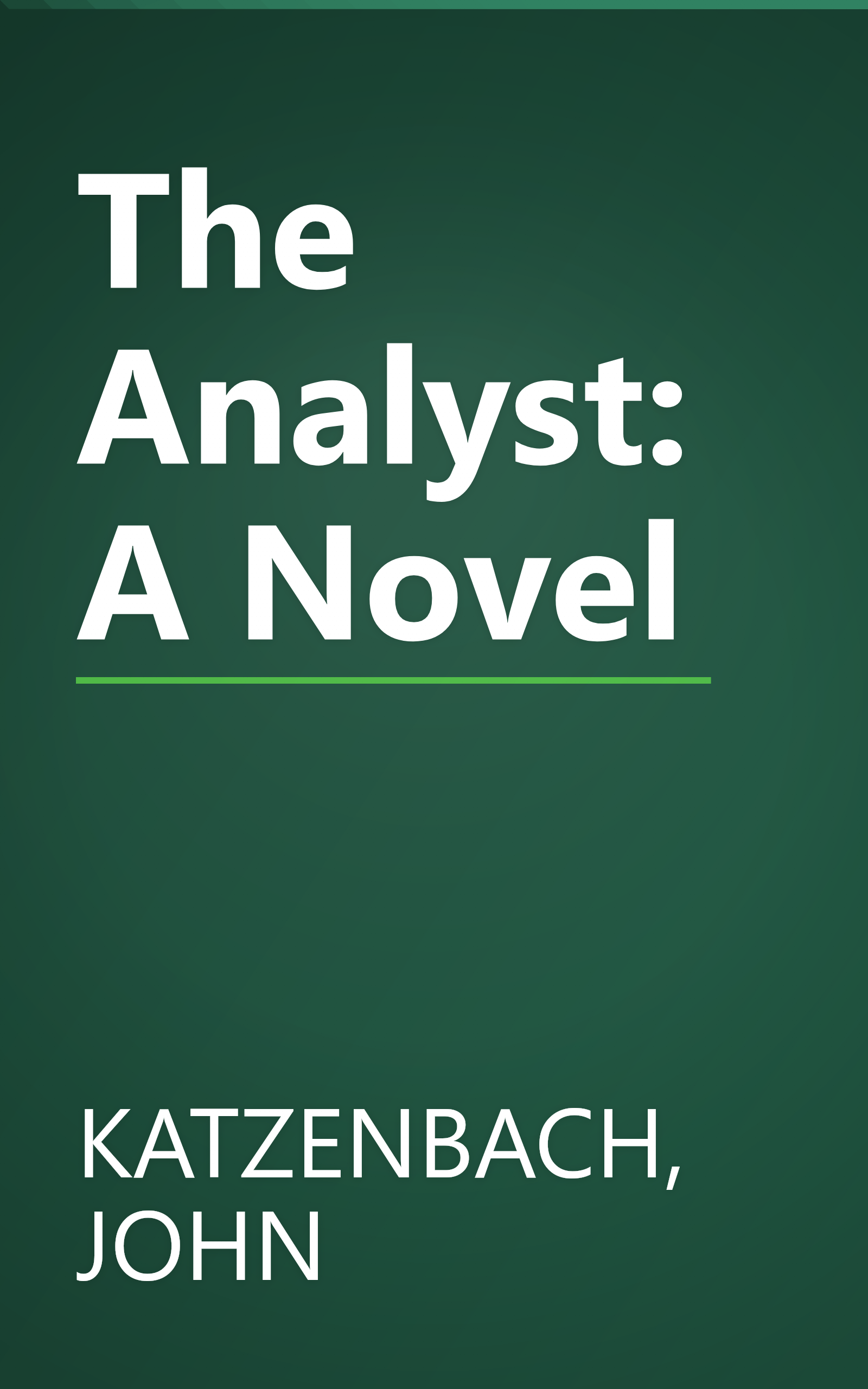 The Analyst: A Novel book cover
