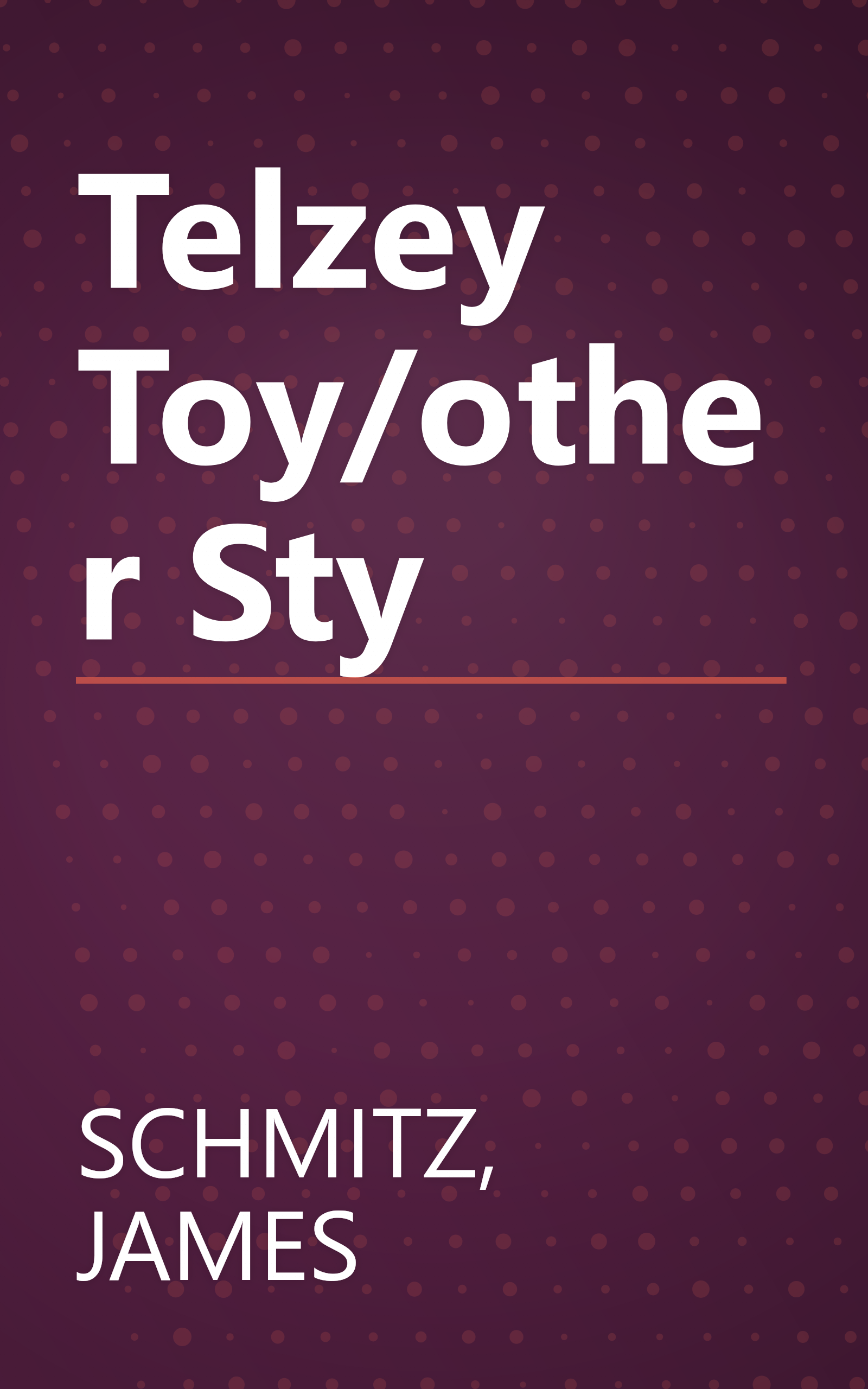 Telzey Toy/other Sty book cover
