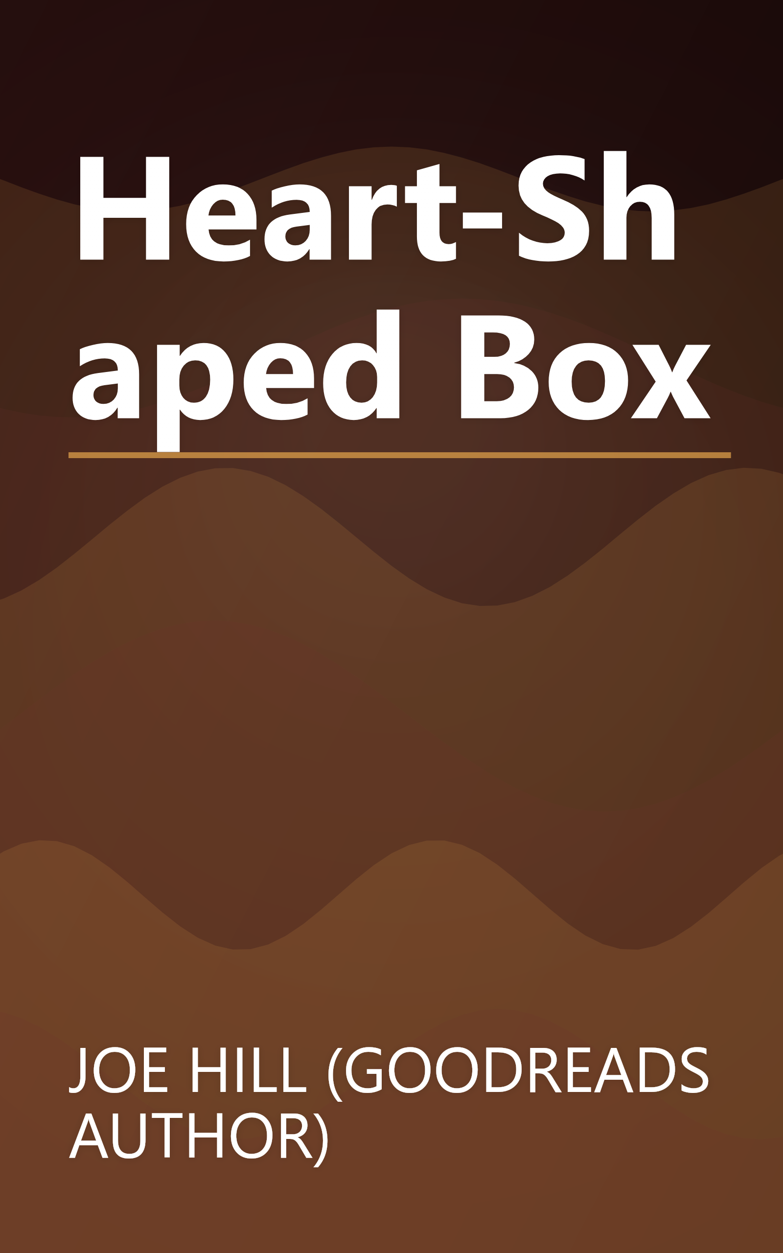 Heart-Shaped Box book cover