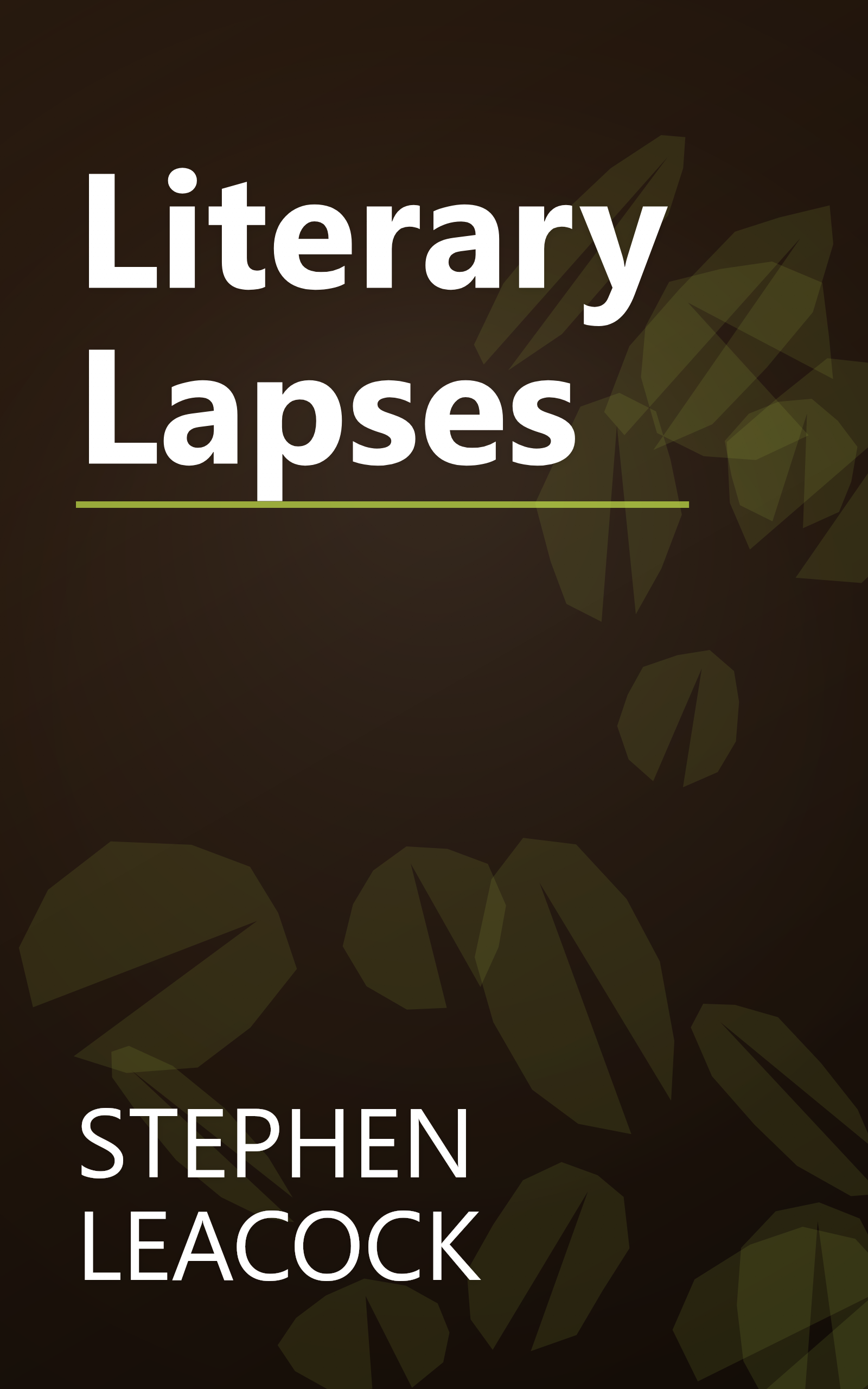 Literary Lapses book cover