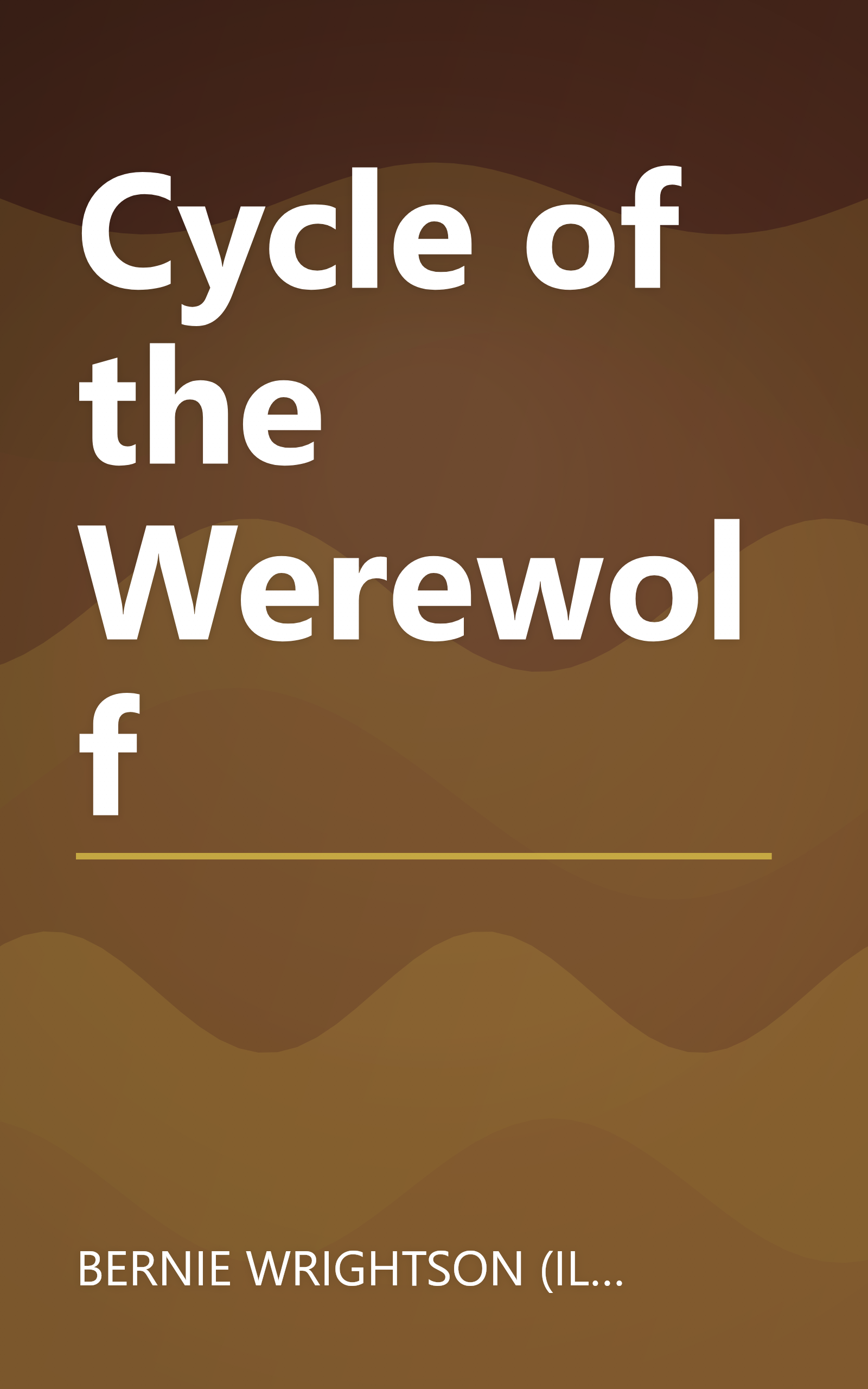 Cycle of the Werewolf book cover