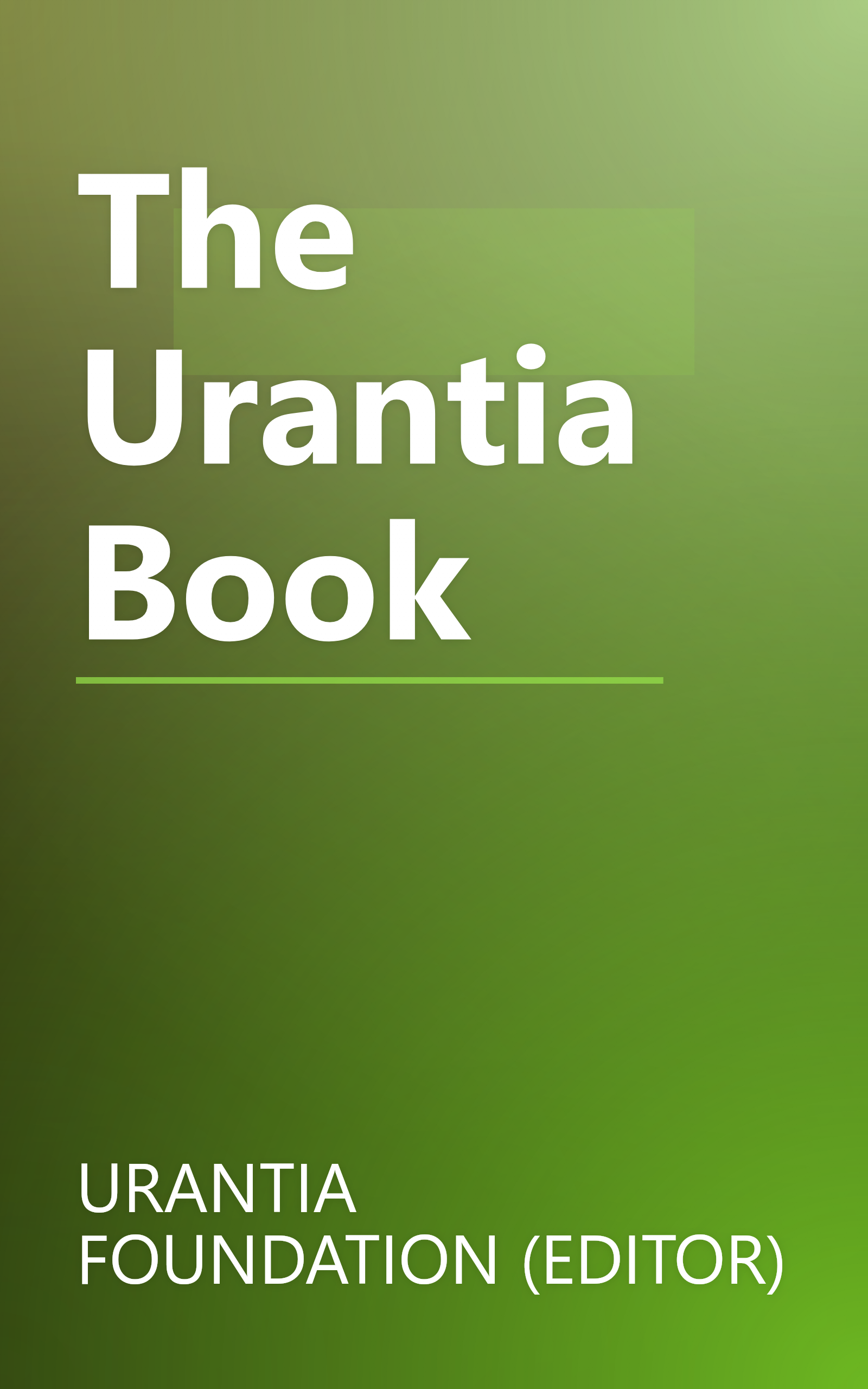 The Urantia Book book cover