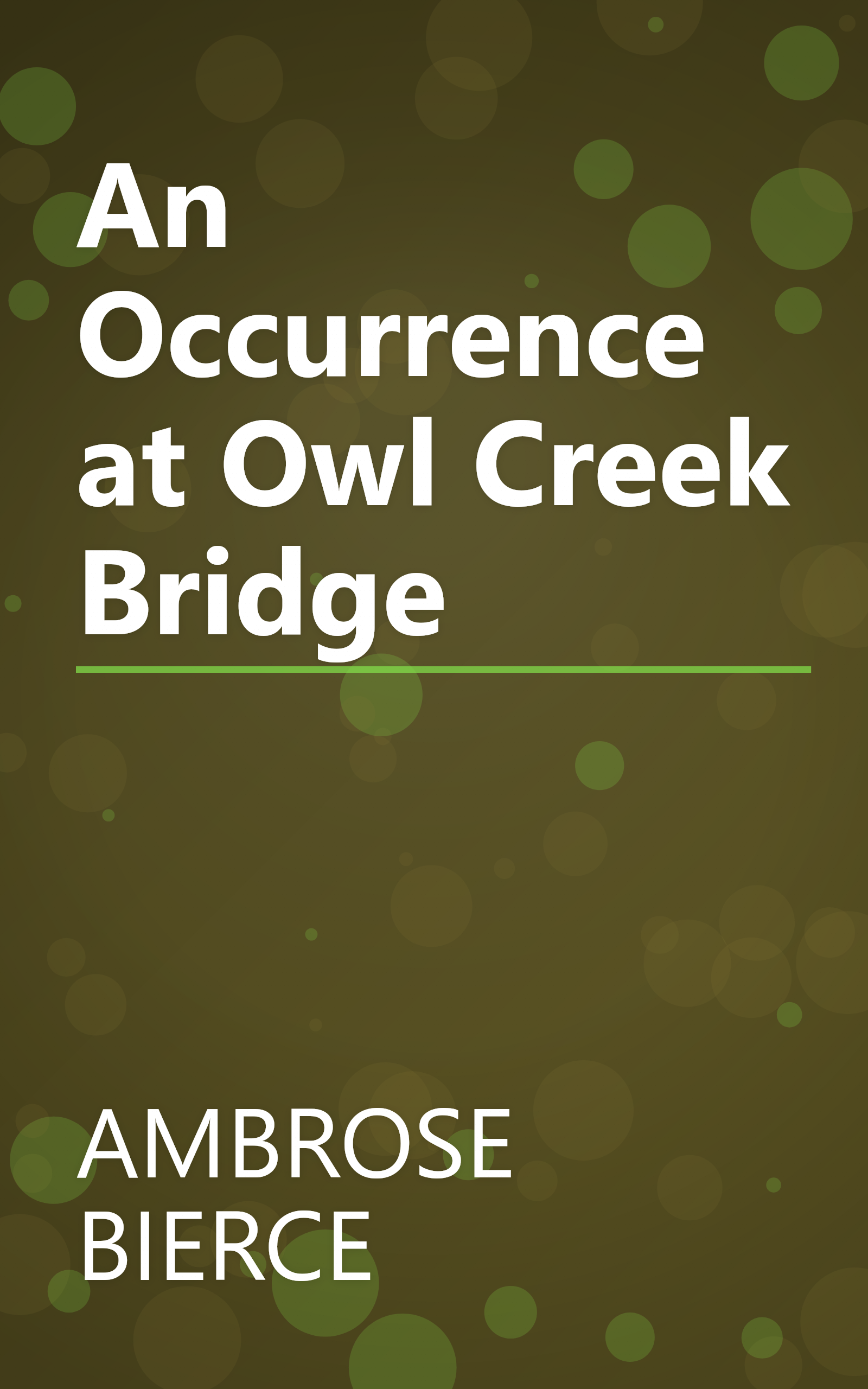 An Occurrence at Owl Creek Bridge book cover