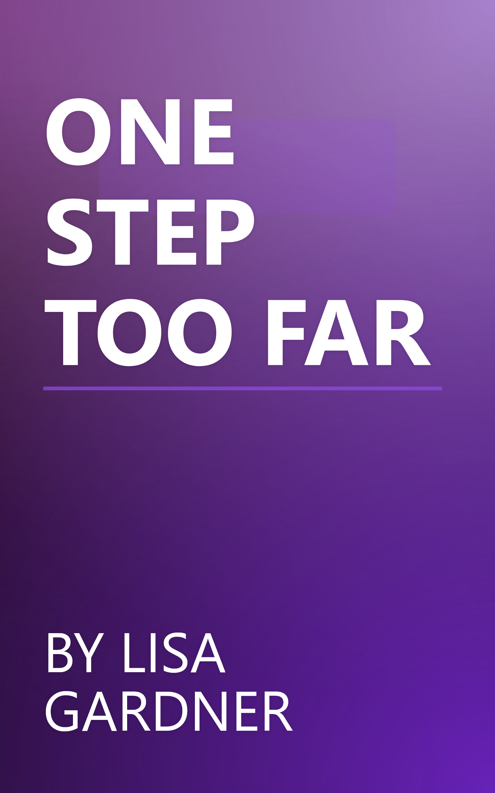 ONE STEP TOO FAR book cover
