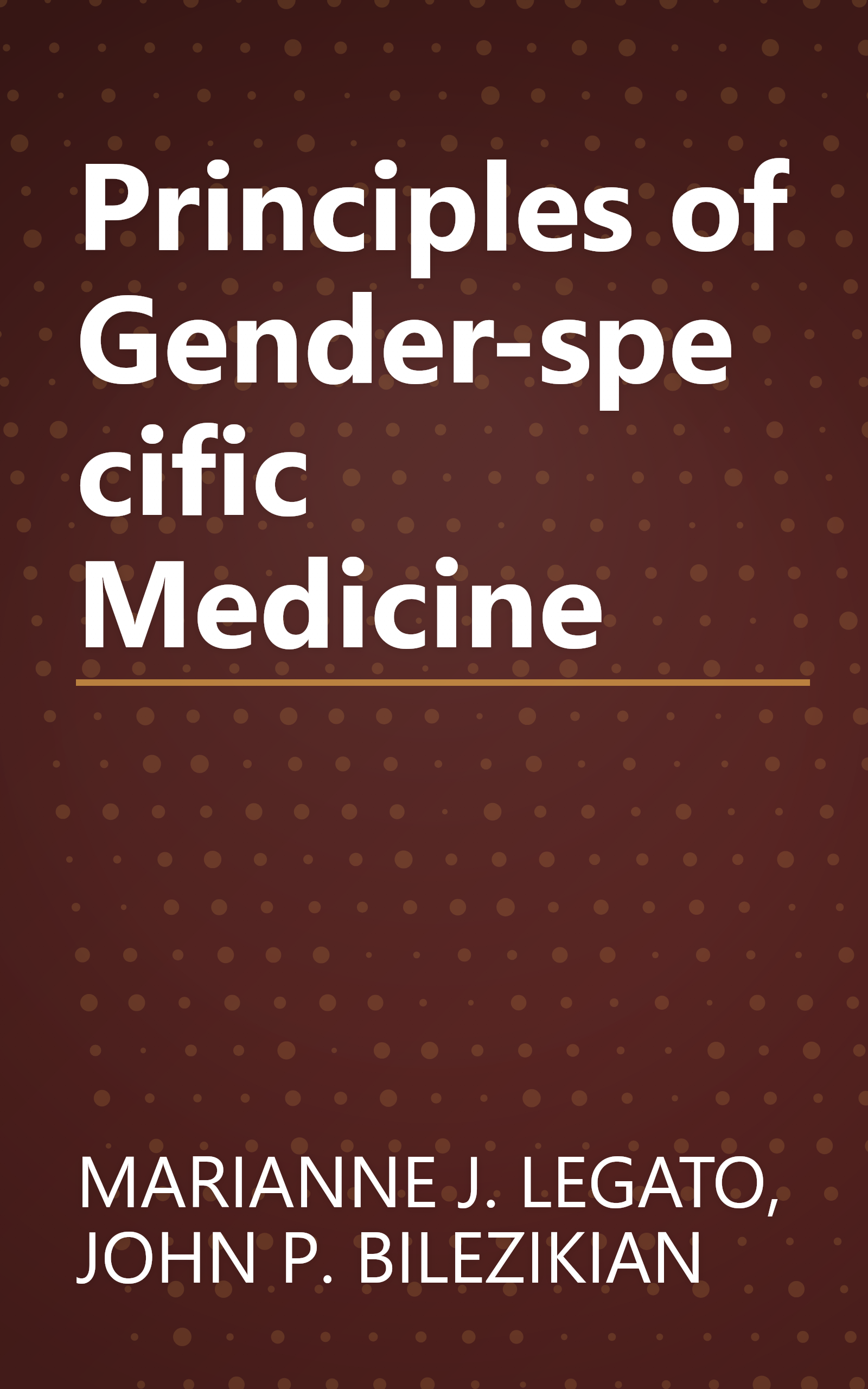 Principles of Gender-specific Medicine book cover