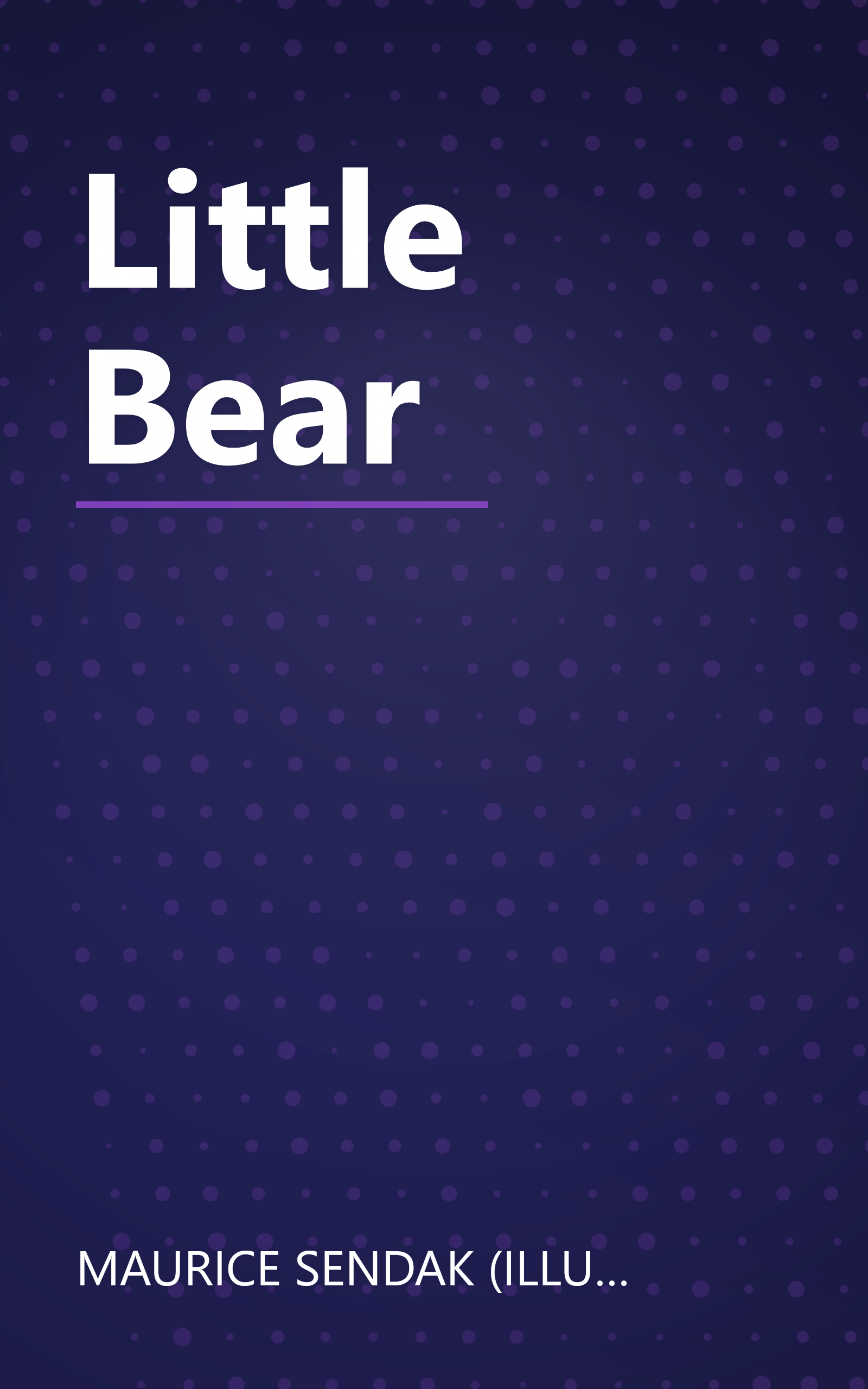 Little Bear book cover