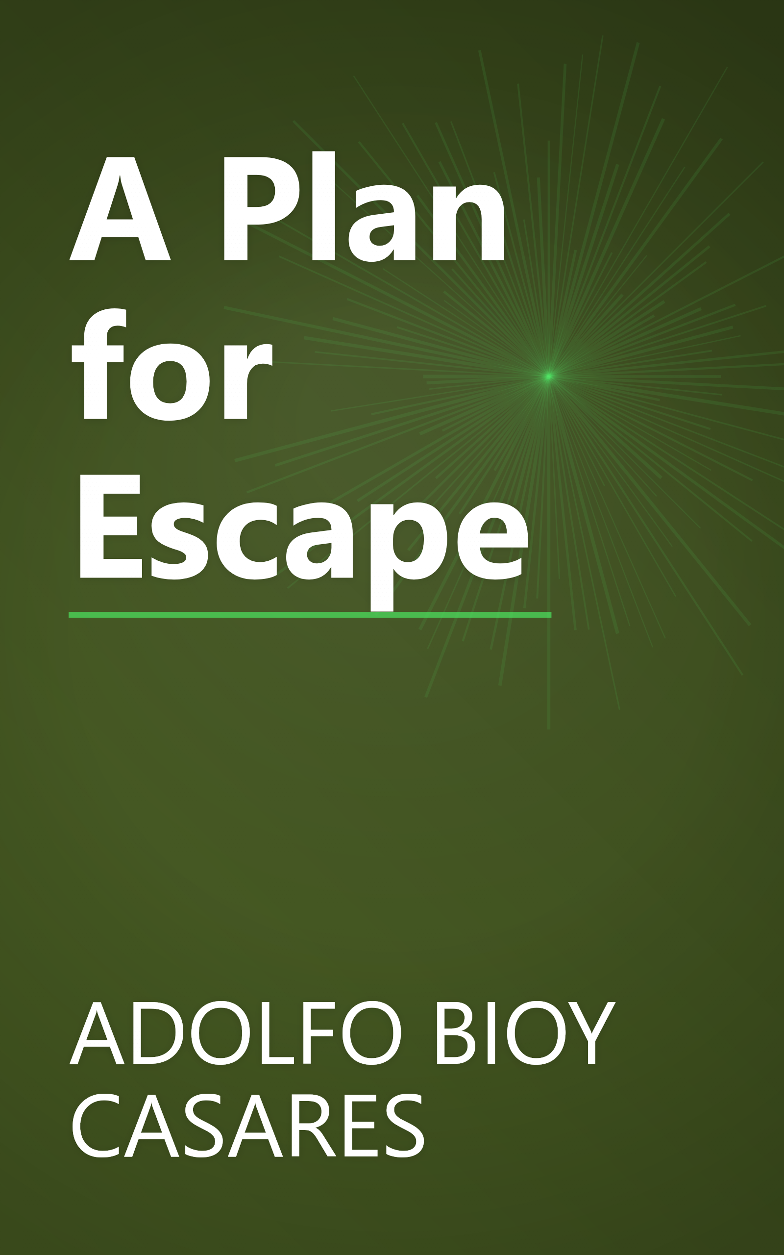 A Plan for Escape book cover