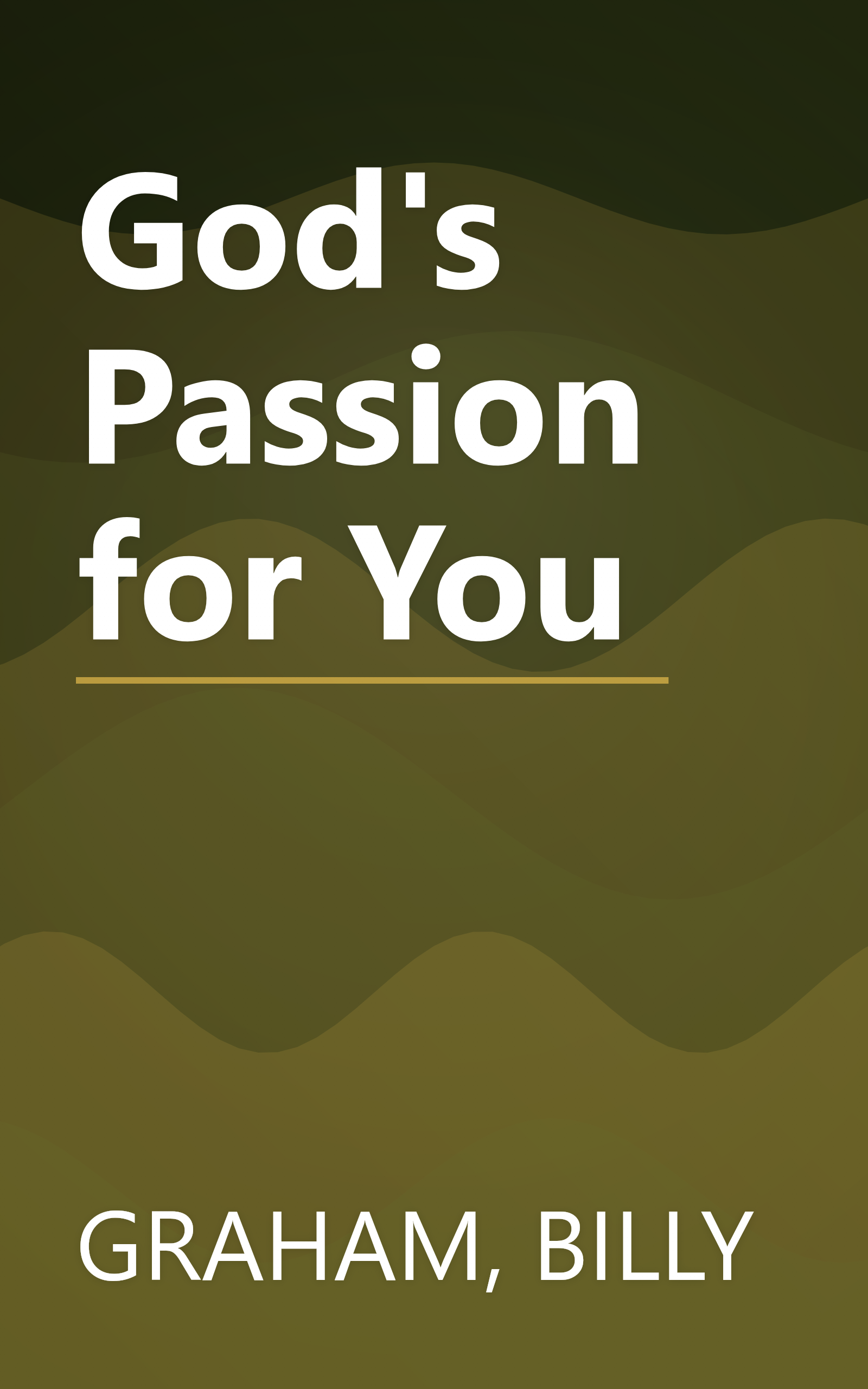 God's Passion for You book cover