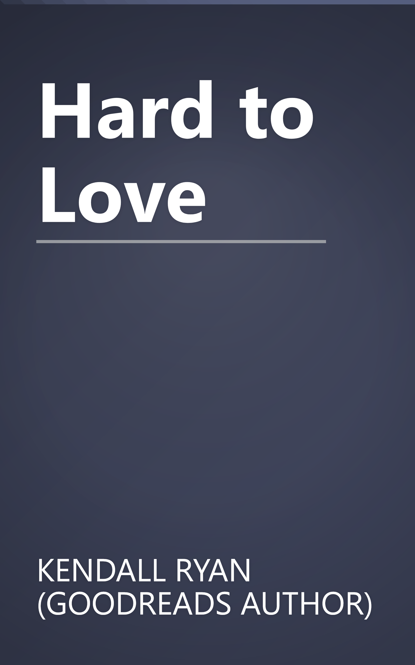 Hard to Love book cover
