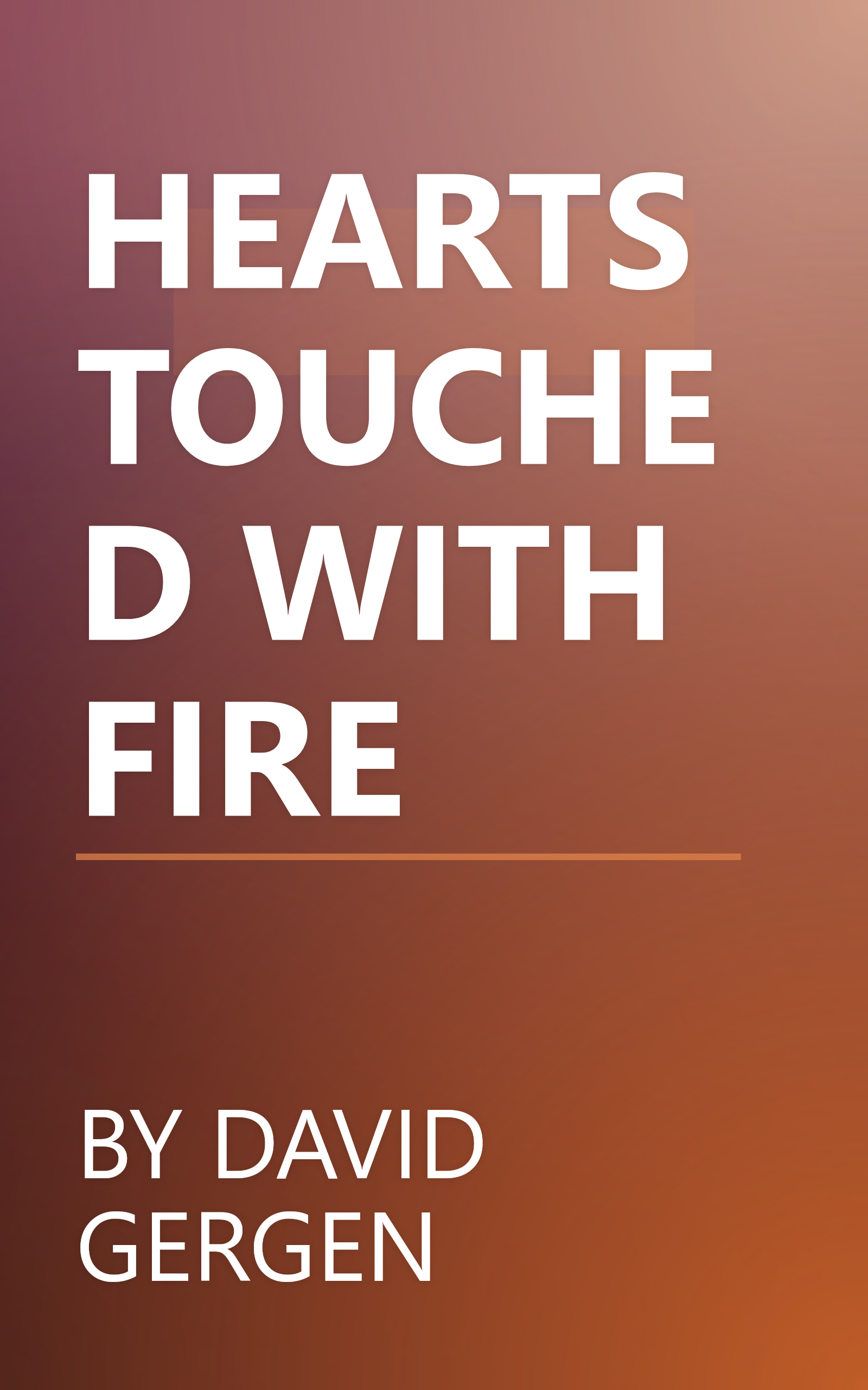 HEARTS TOUCHED WITH FIRE book cover