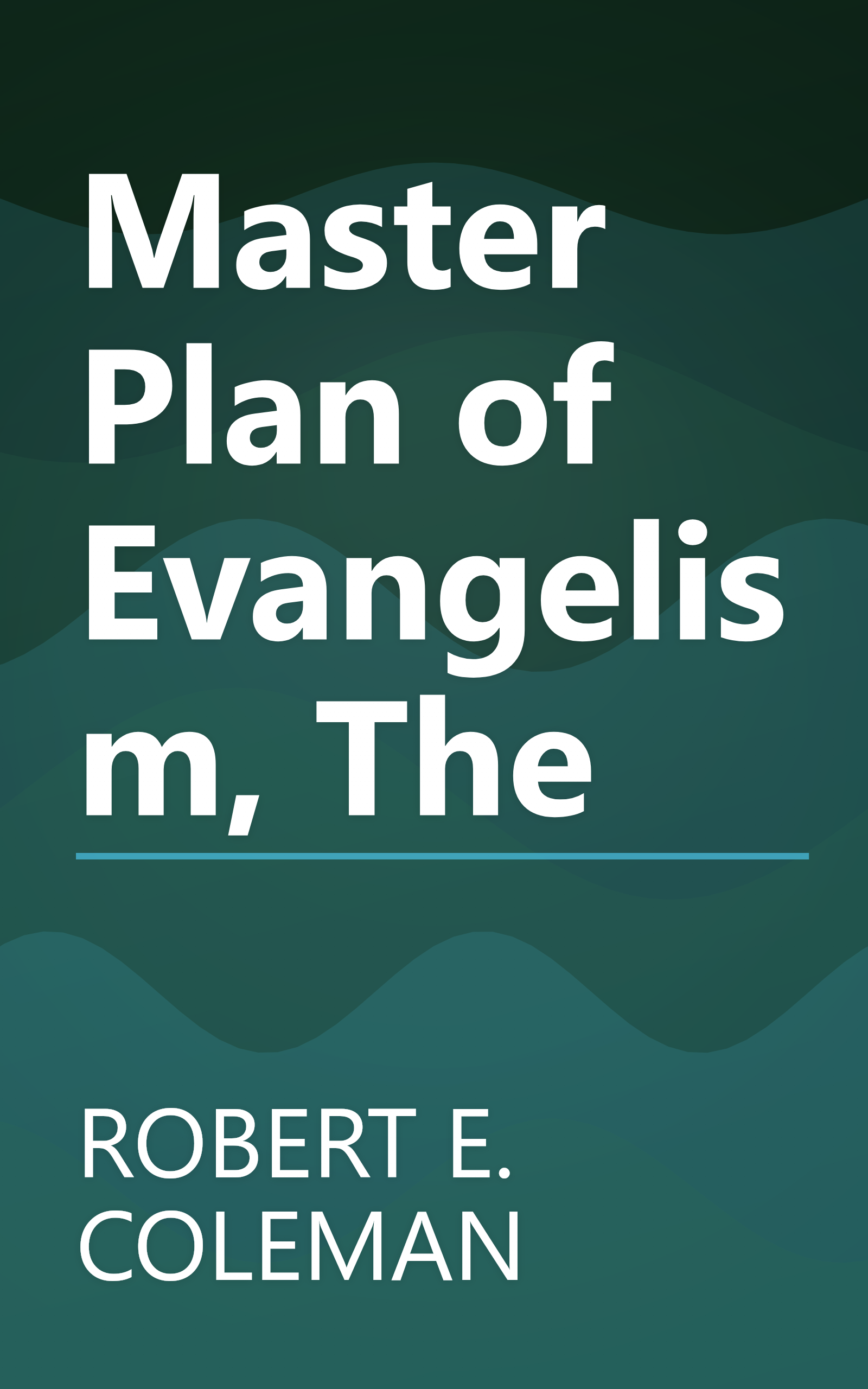 Master Plan of Evangelism, The book cover