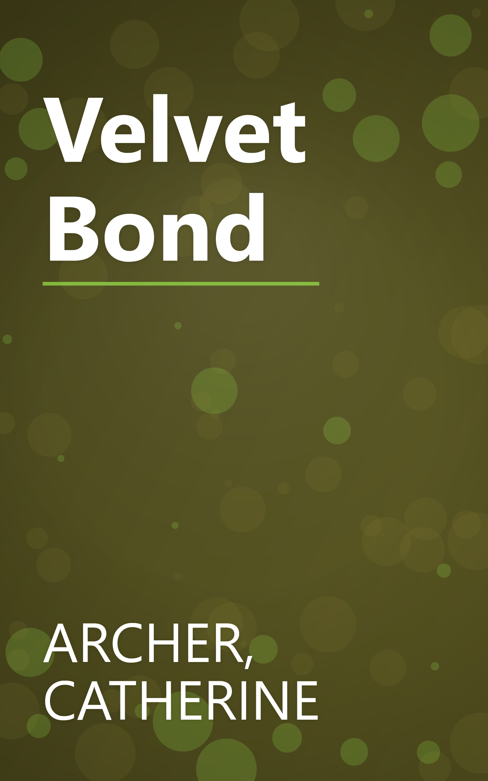 Velvet Bond book cover