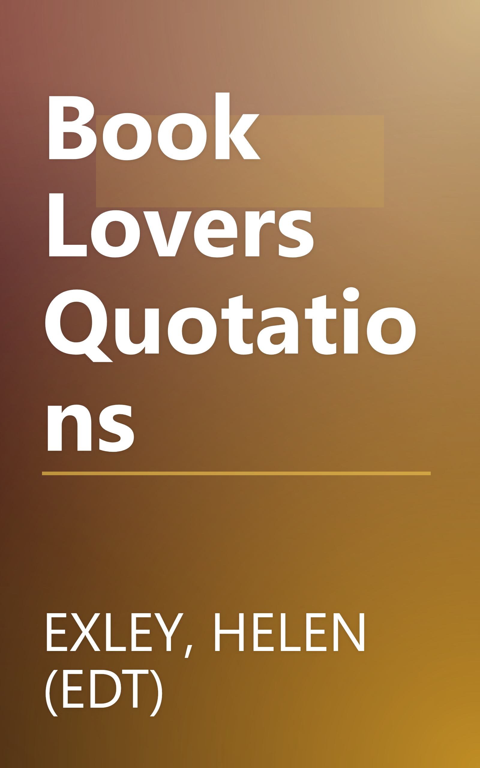 Book Lovers Quotations book cover