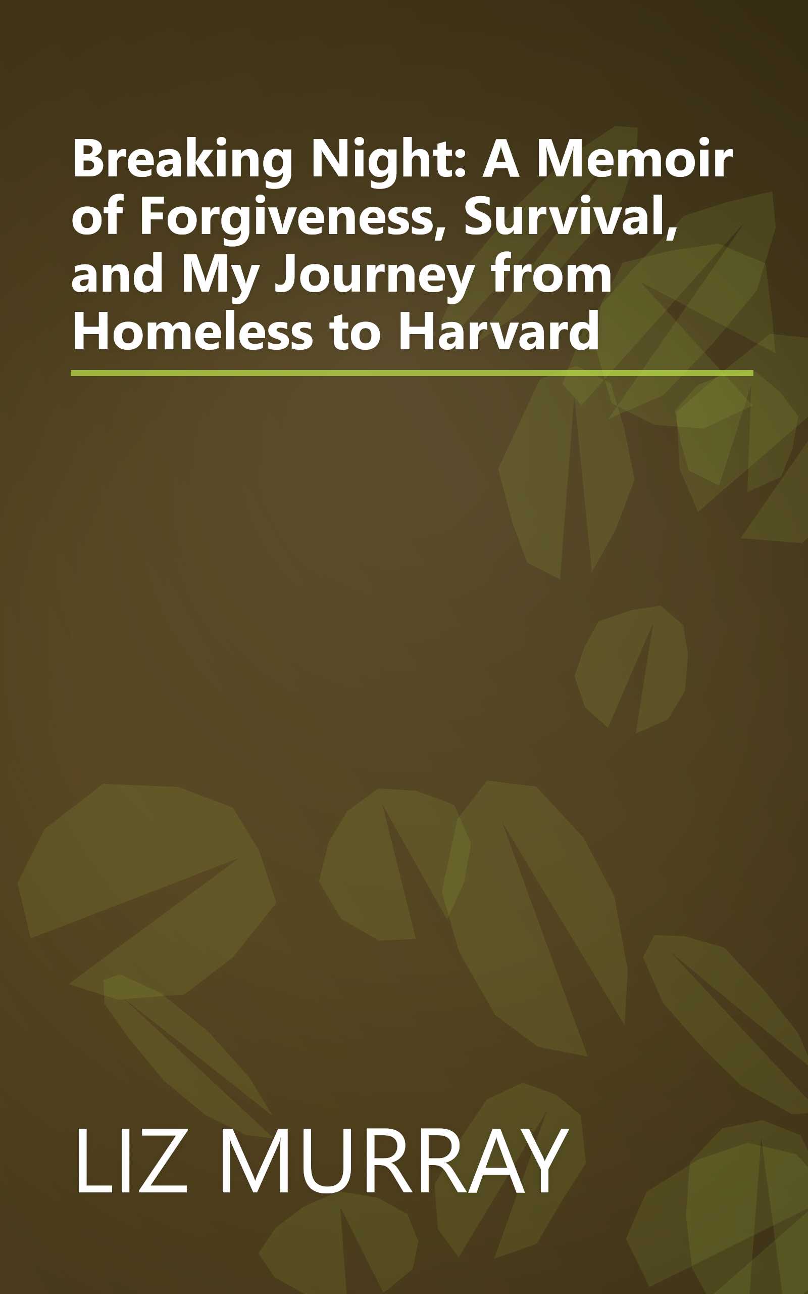 Breaking Night: A Memoir of Forgiveness, Survival, and My Journey from Homeless to Harvard book cover