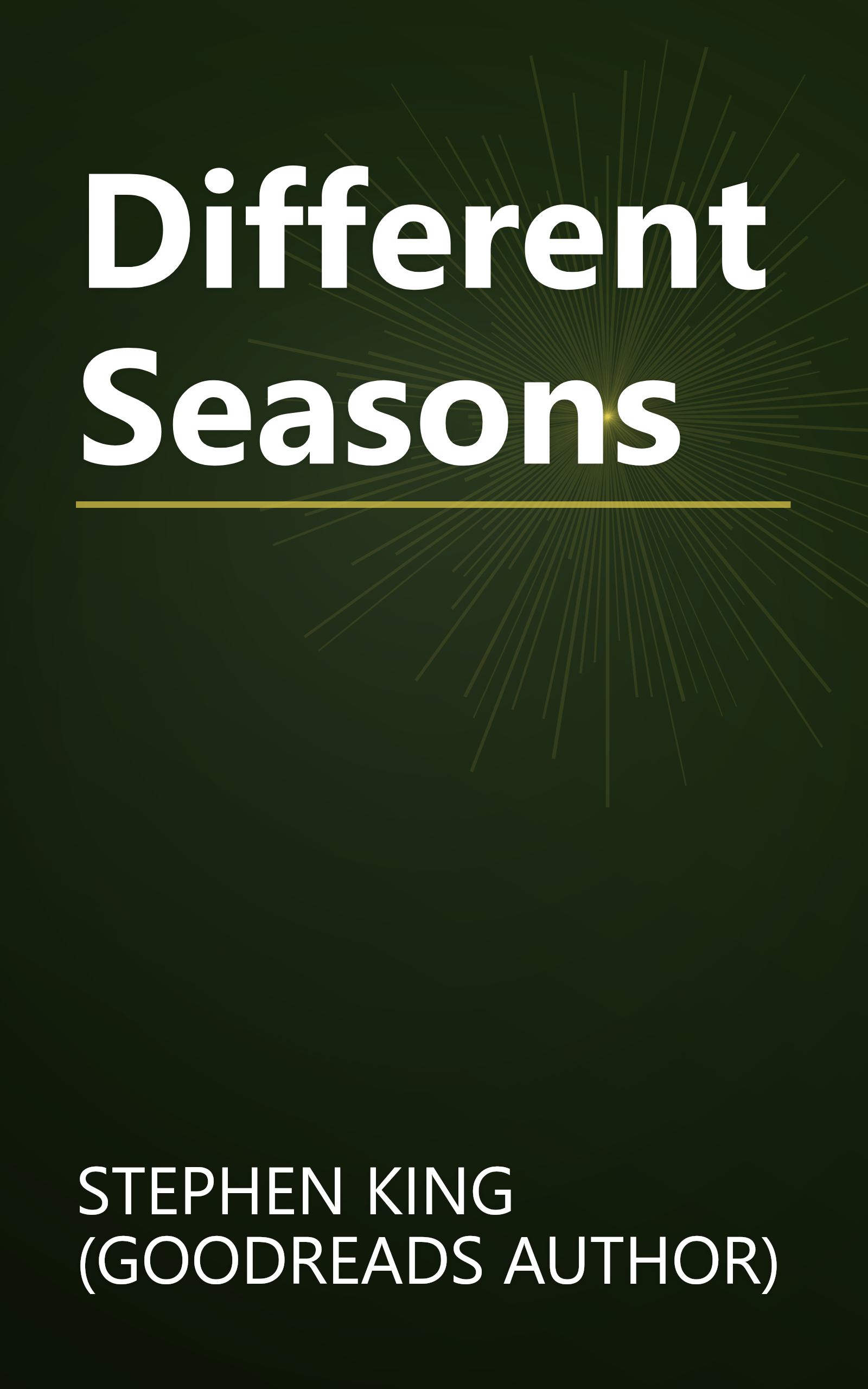 Different Seasons book cover
