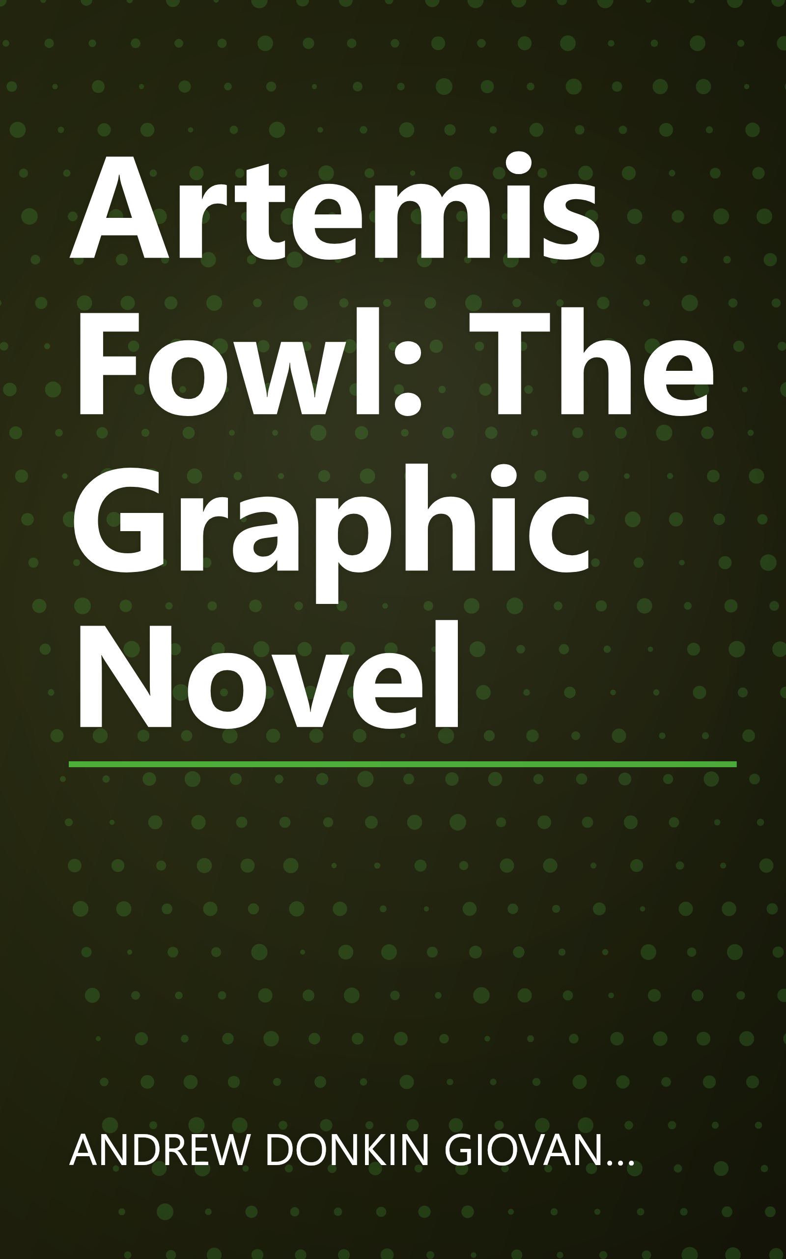 Artemis Fowl: The Graphic Novel book cover